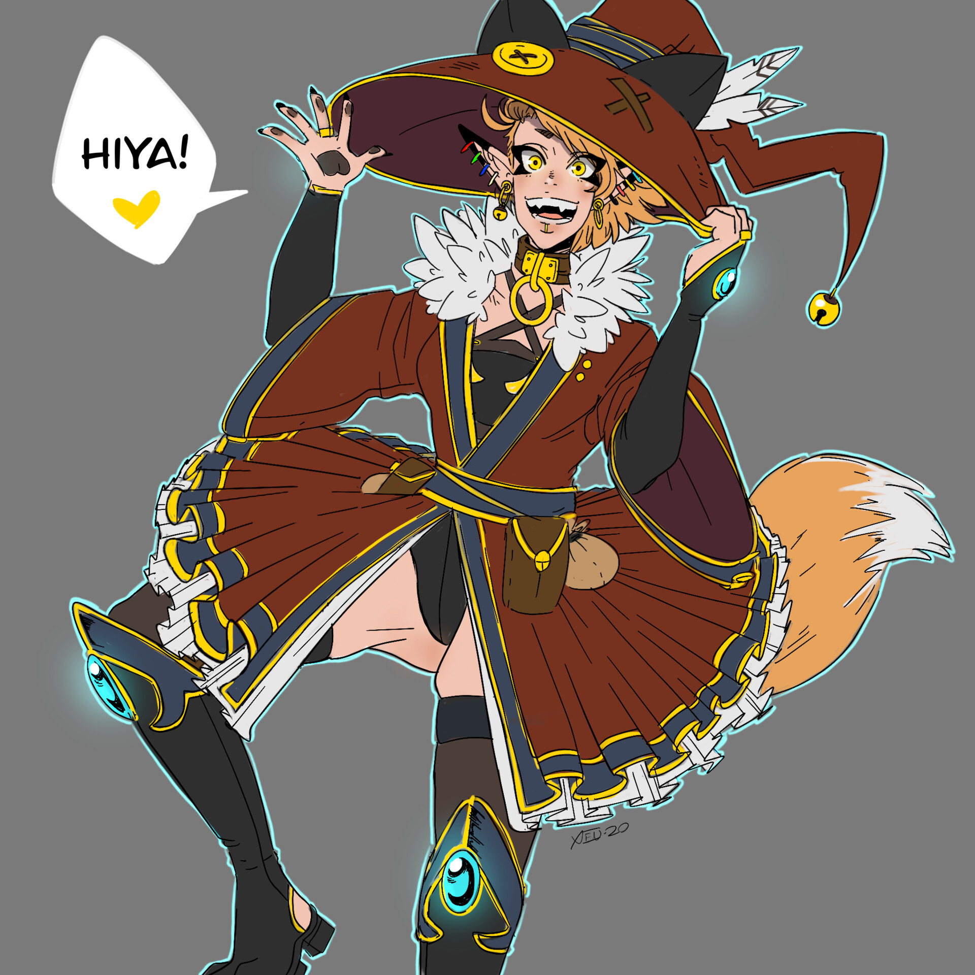 ArtStation - A Certain Foxy Mage // OC, Sena Y.