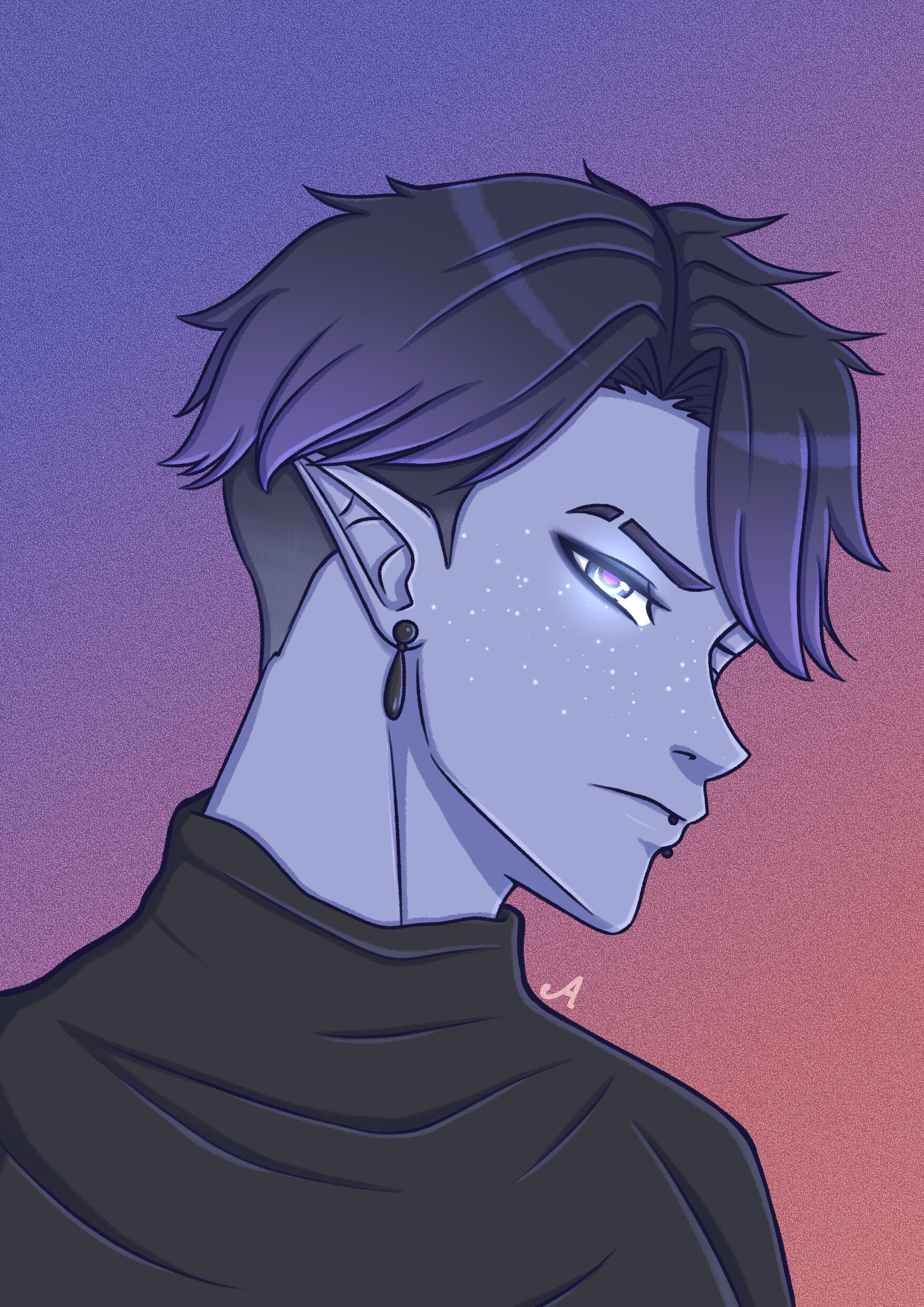 ArtStation - Side Profile Study - Original Character