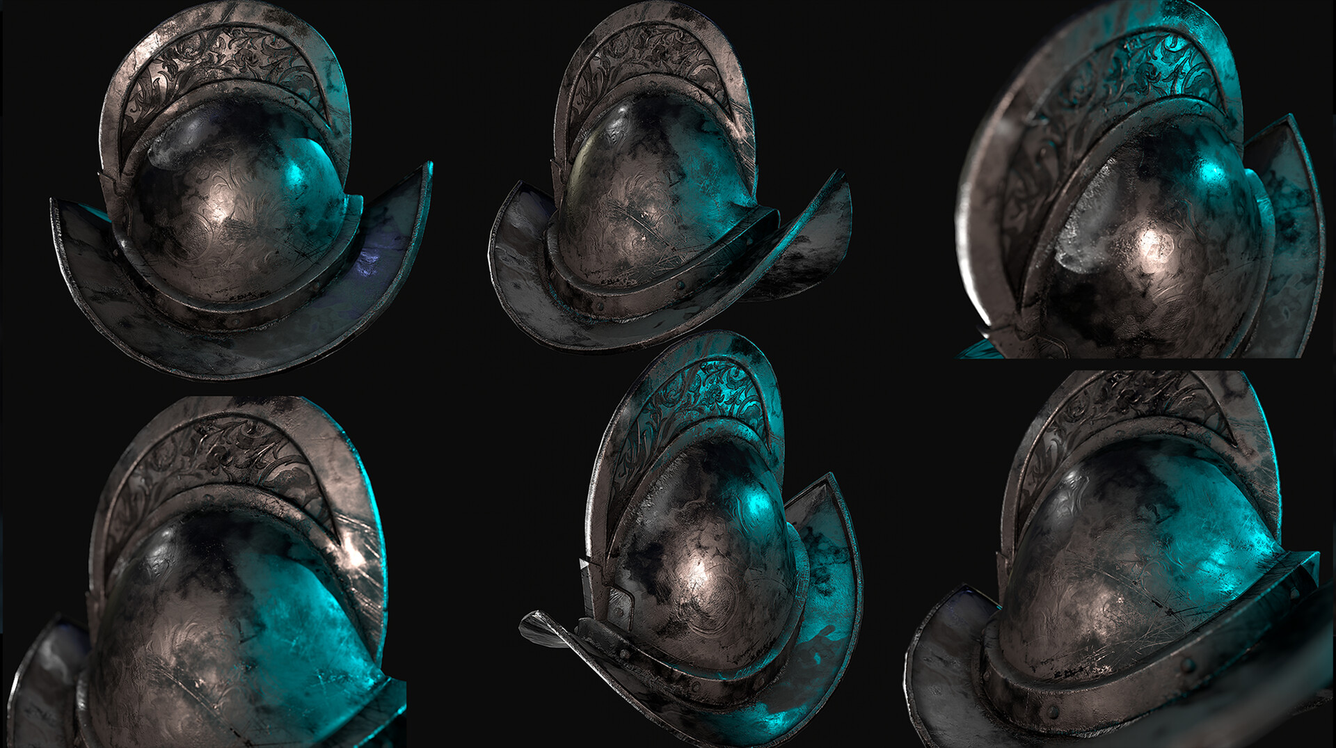 Maxime Genest - Conquistador's helmet