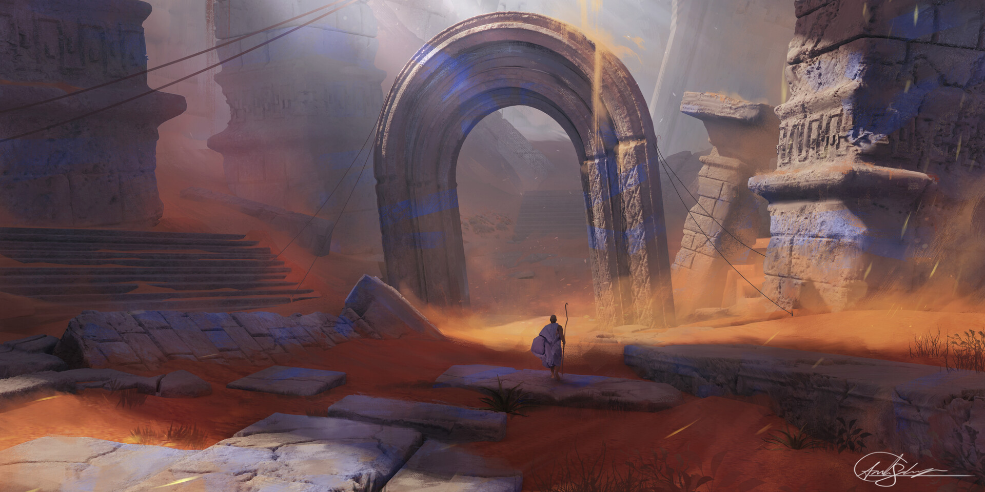 ArtStation - Desert ruins