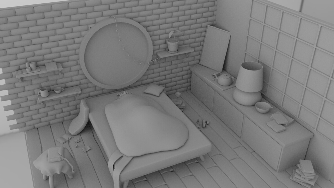 ArtStation - WIP room