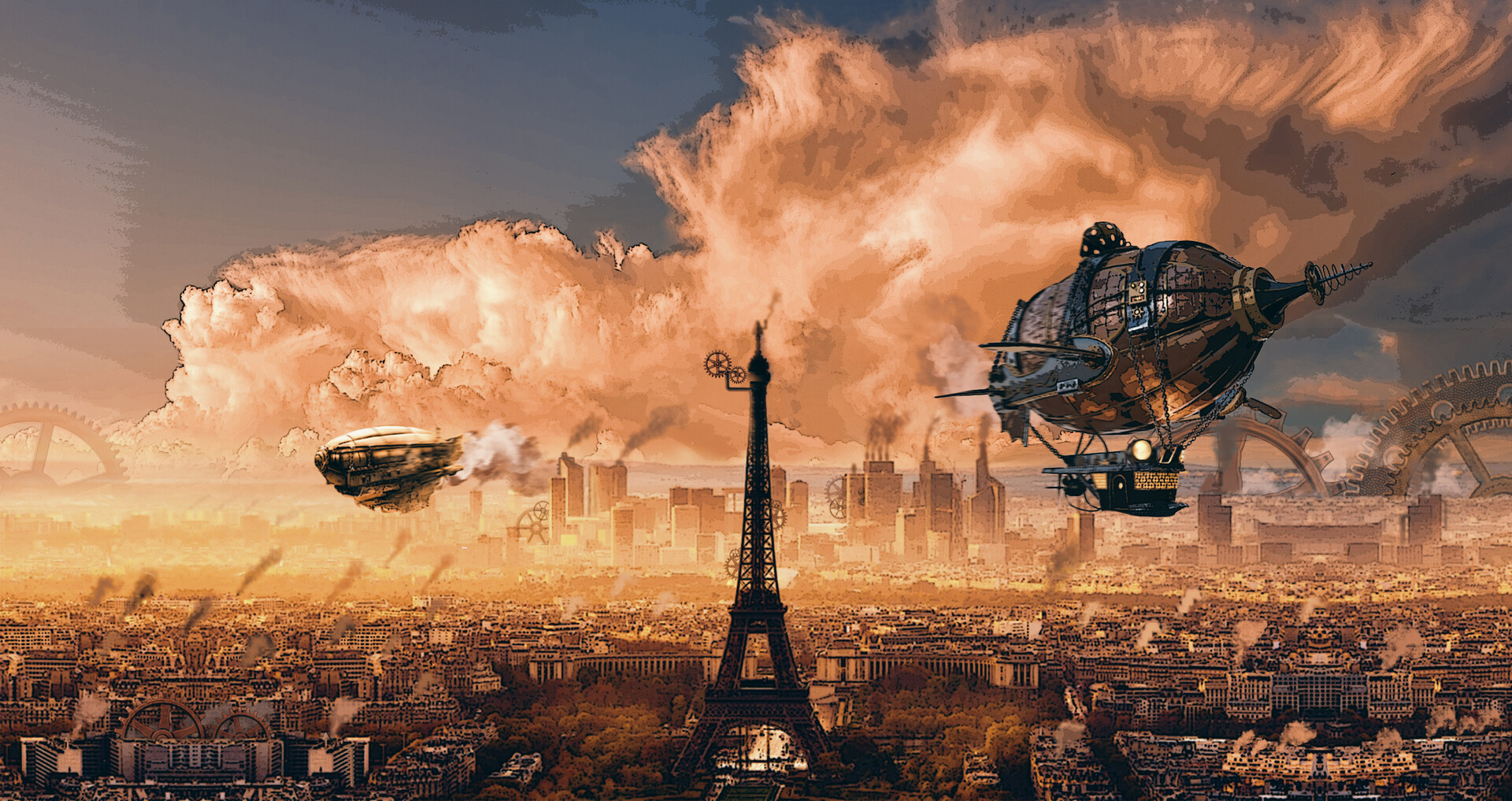 ArtStation - Steampunk PARIS