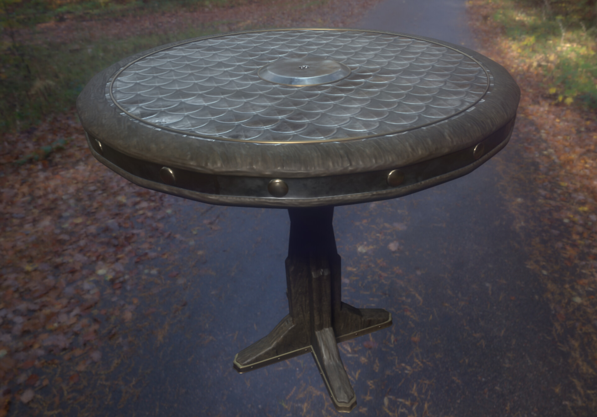 ArtStation - Fancy Round Table 3D Model