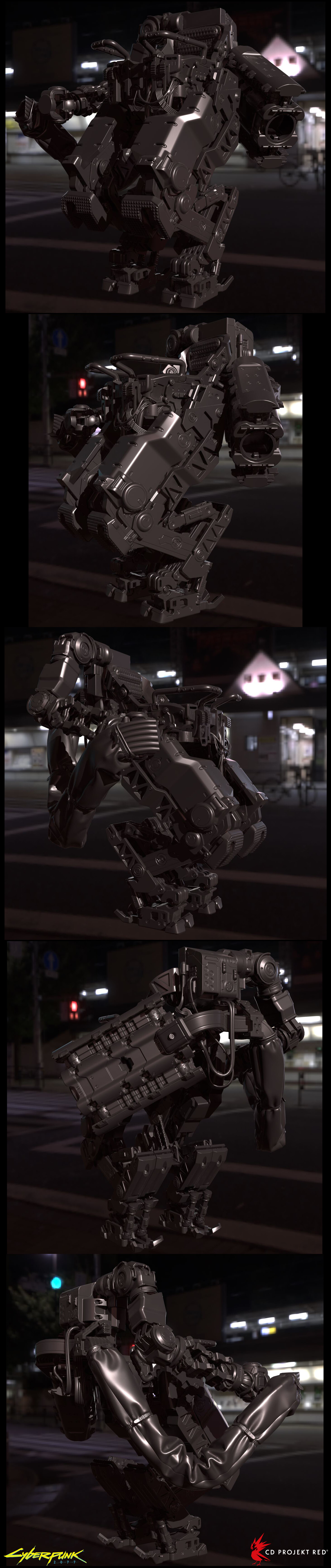 Ovidiu Voica - Cyberpunk 2077 -Centaur_Mech