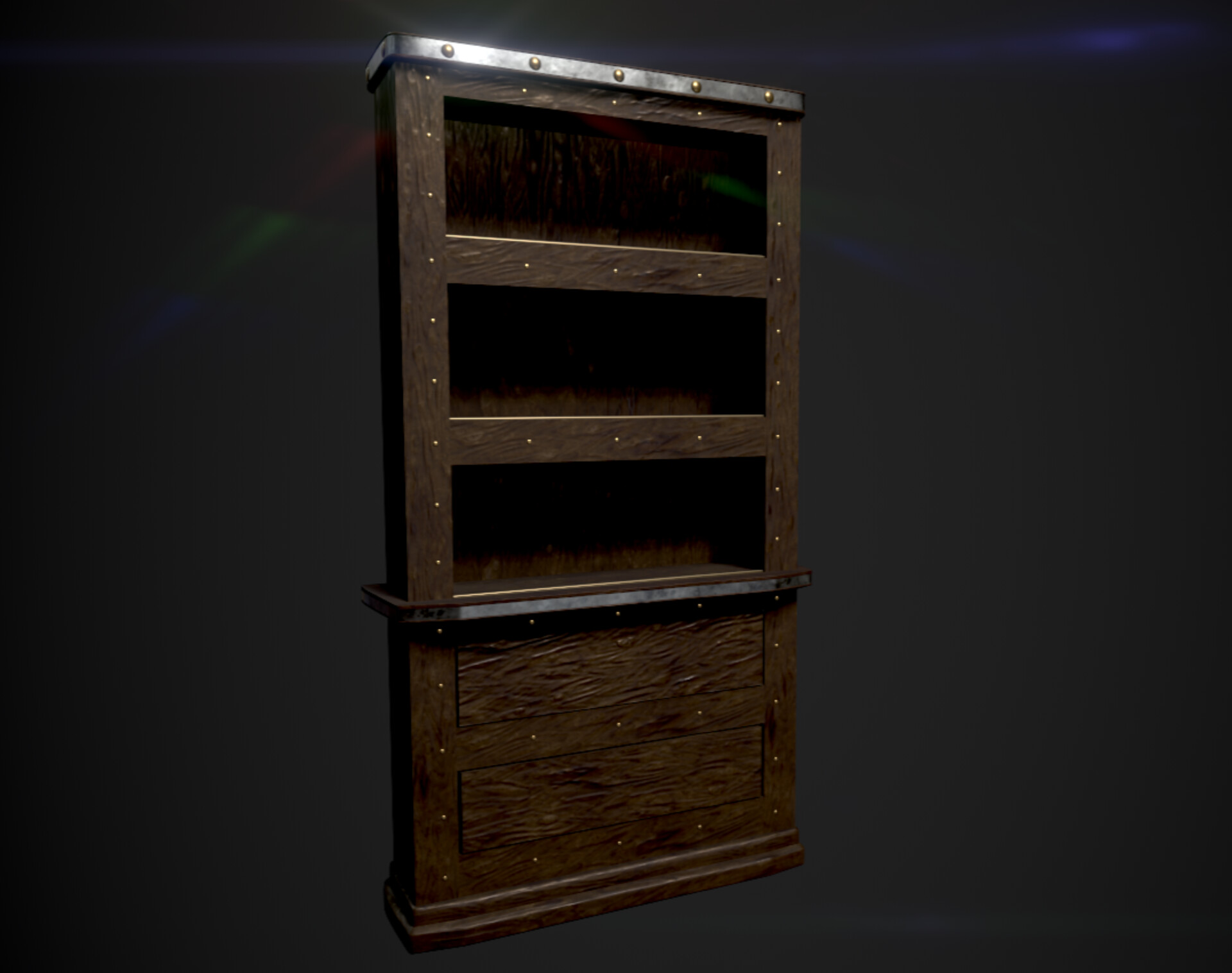 ArtStation - Tall Bookcase (Fantasy) 3D Model