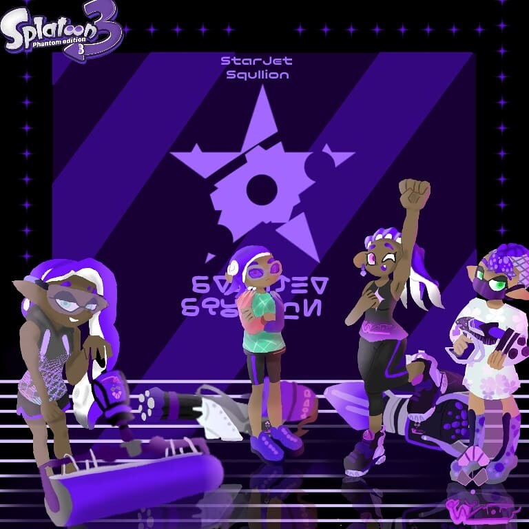 ArtStation - Splatoon 3 Phantom DLC: StarJet Squillion