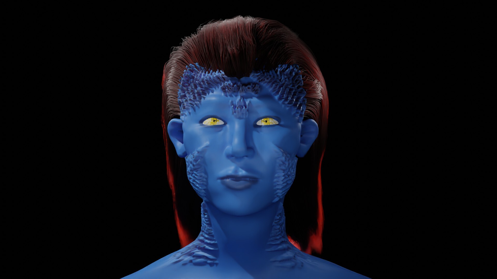 ArtStation - Mystique sculpt