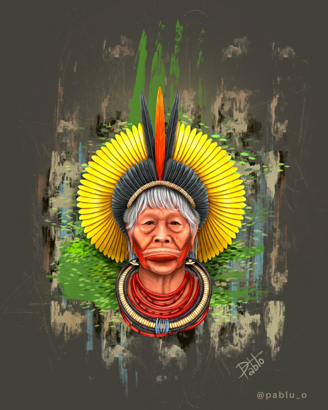 Pablo Mendonça - Cacique Raoni Metuktire