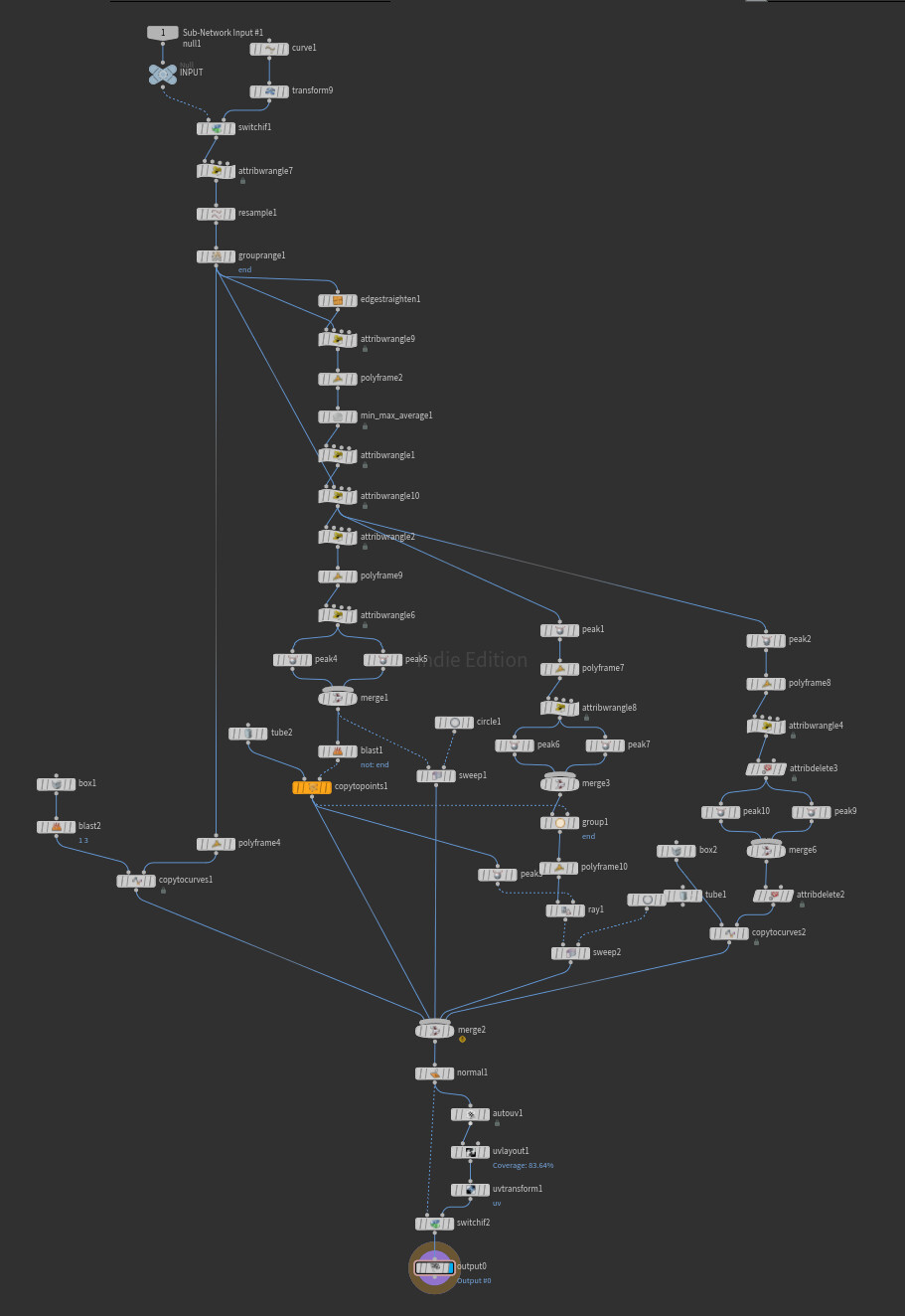 Selene Park - Houdini Modeling Basic : Procedural Bridge