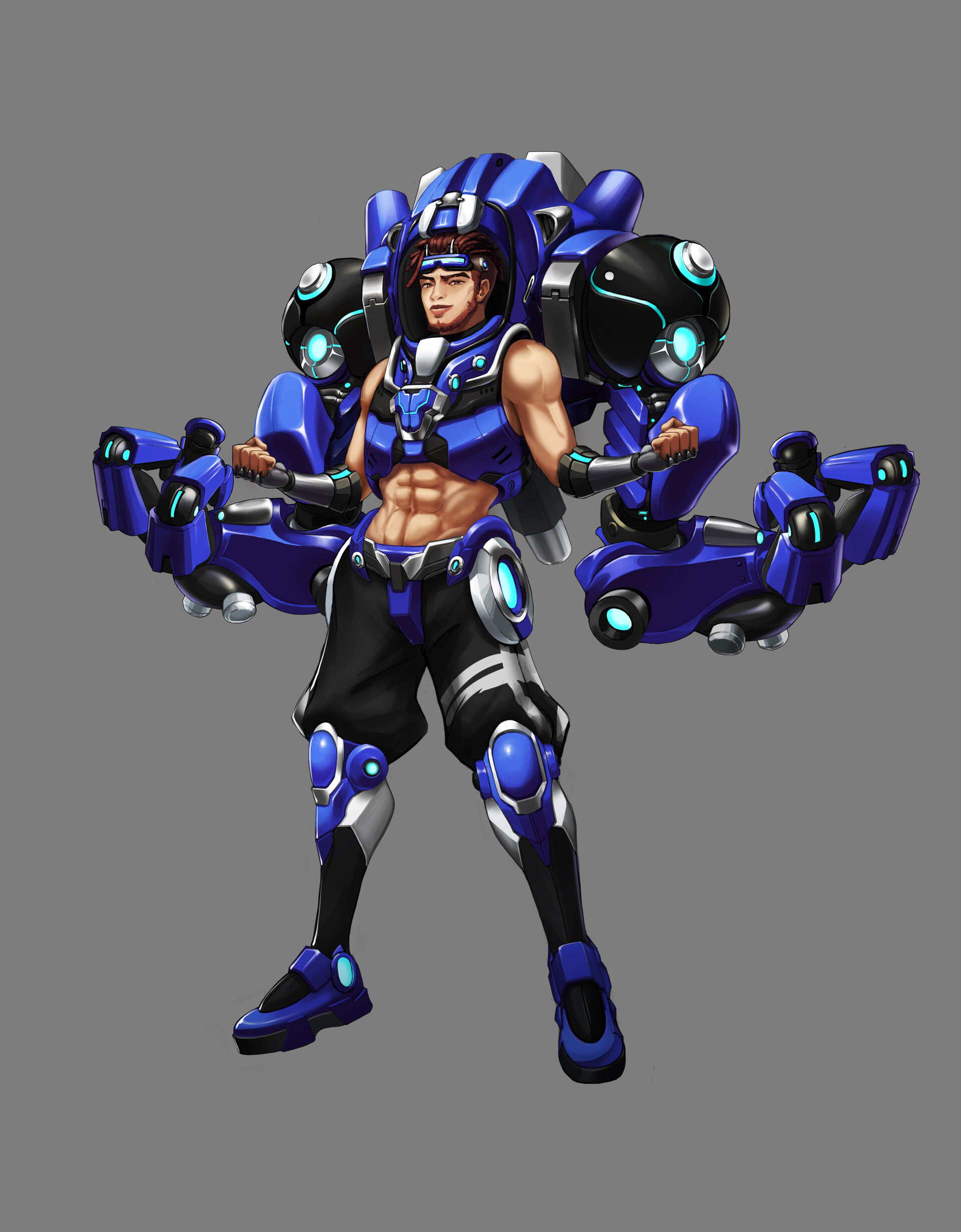 ArtStation - Mechanic soldier concept design