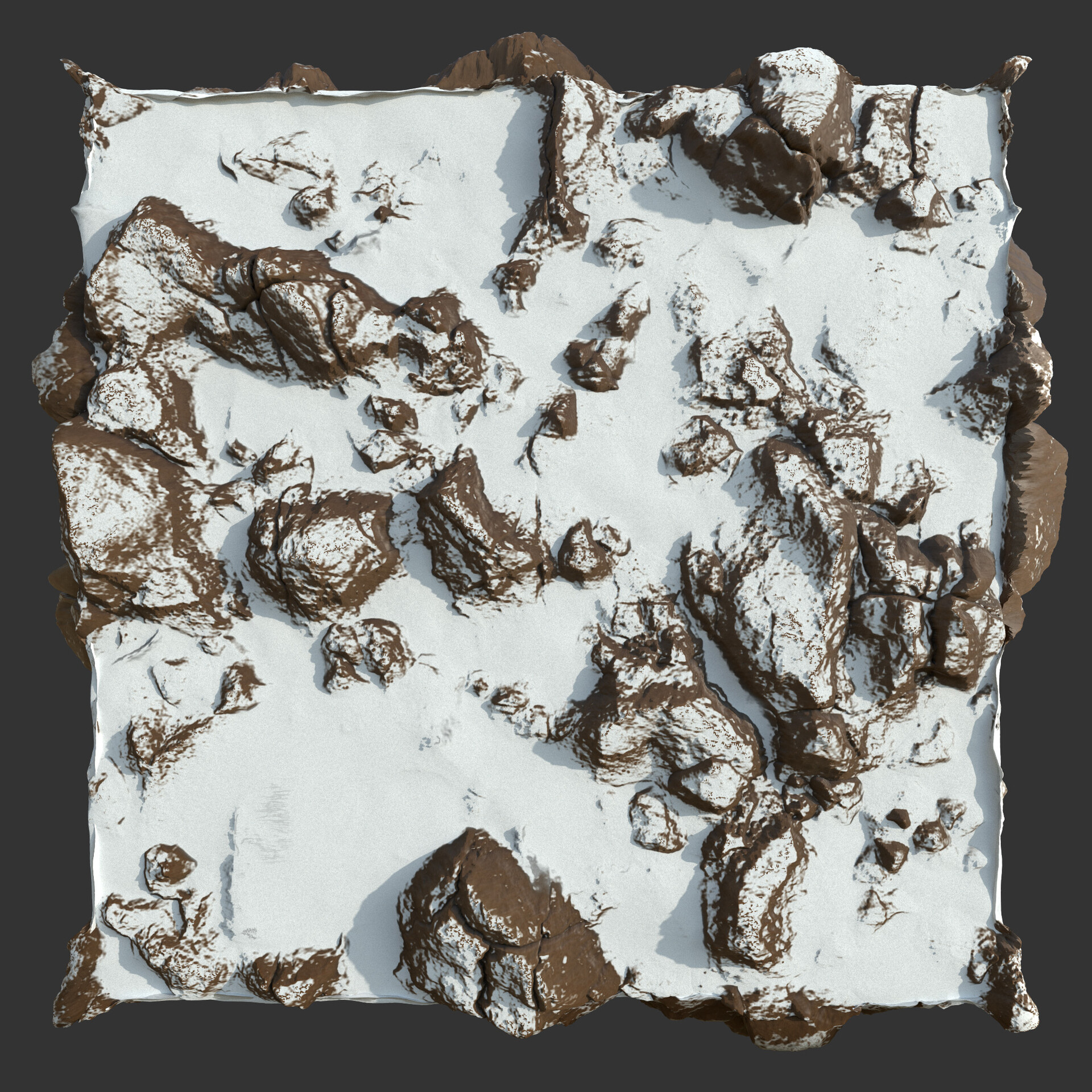 TextureCan - Snowy Rocks Texture