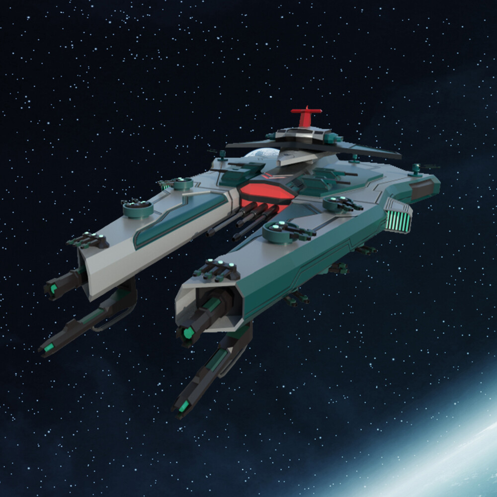 ArtStation - Battle Cruiser 1
