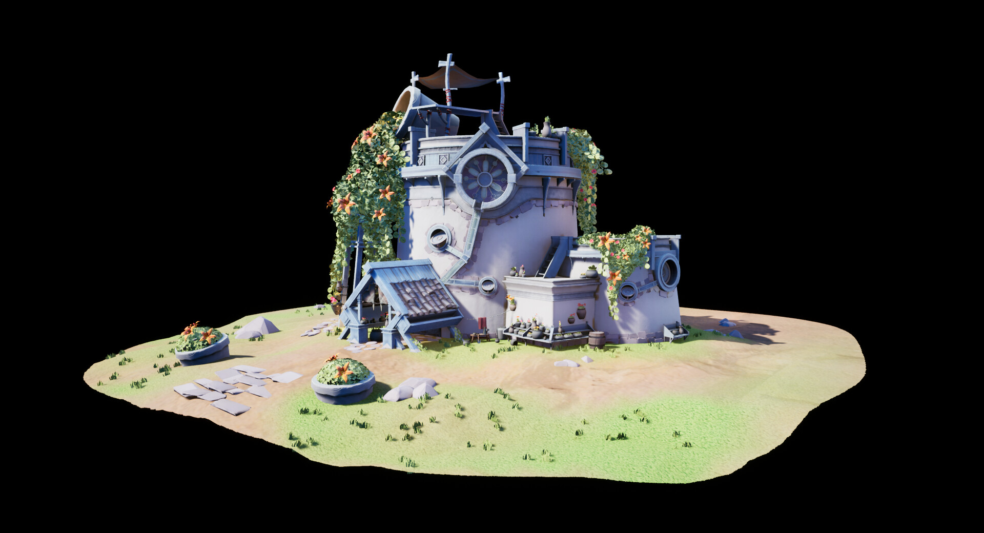 ArtStation - Flower House