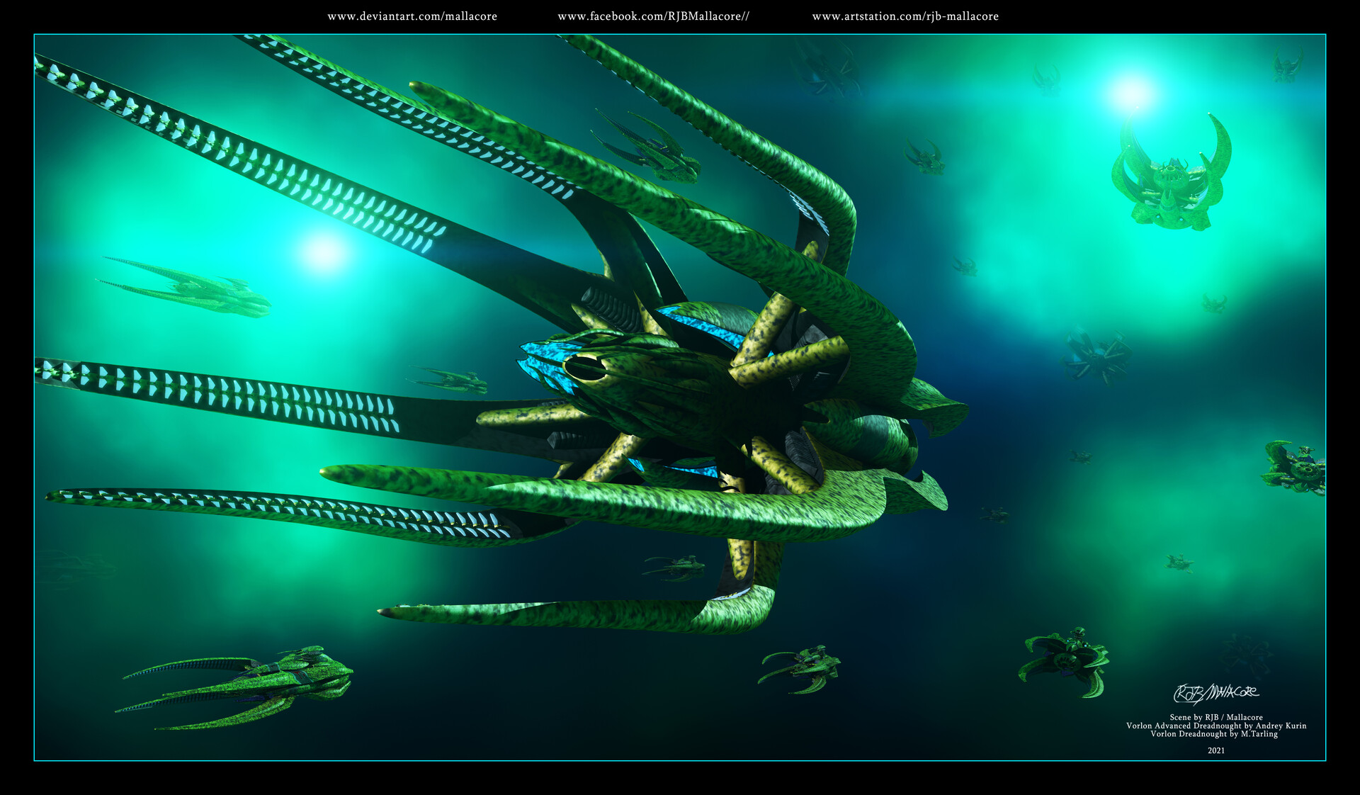 Babylon 5 Vorlon Ships