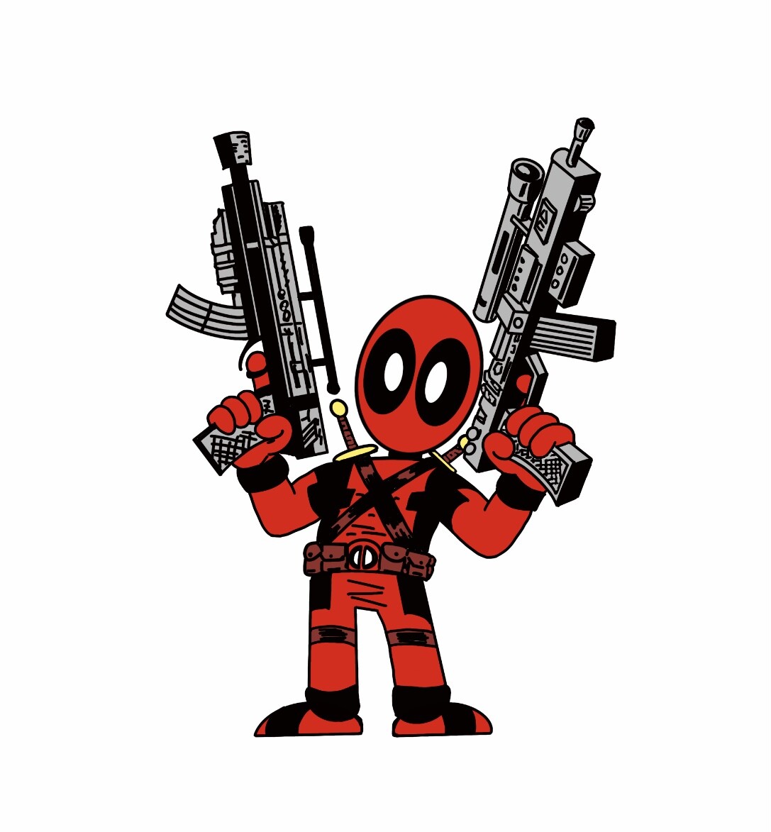 ArtStation - Cartoon DeadPool