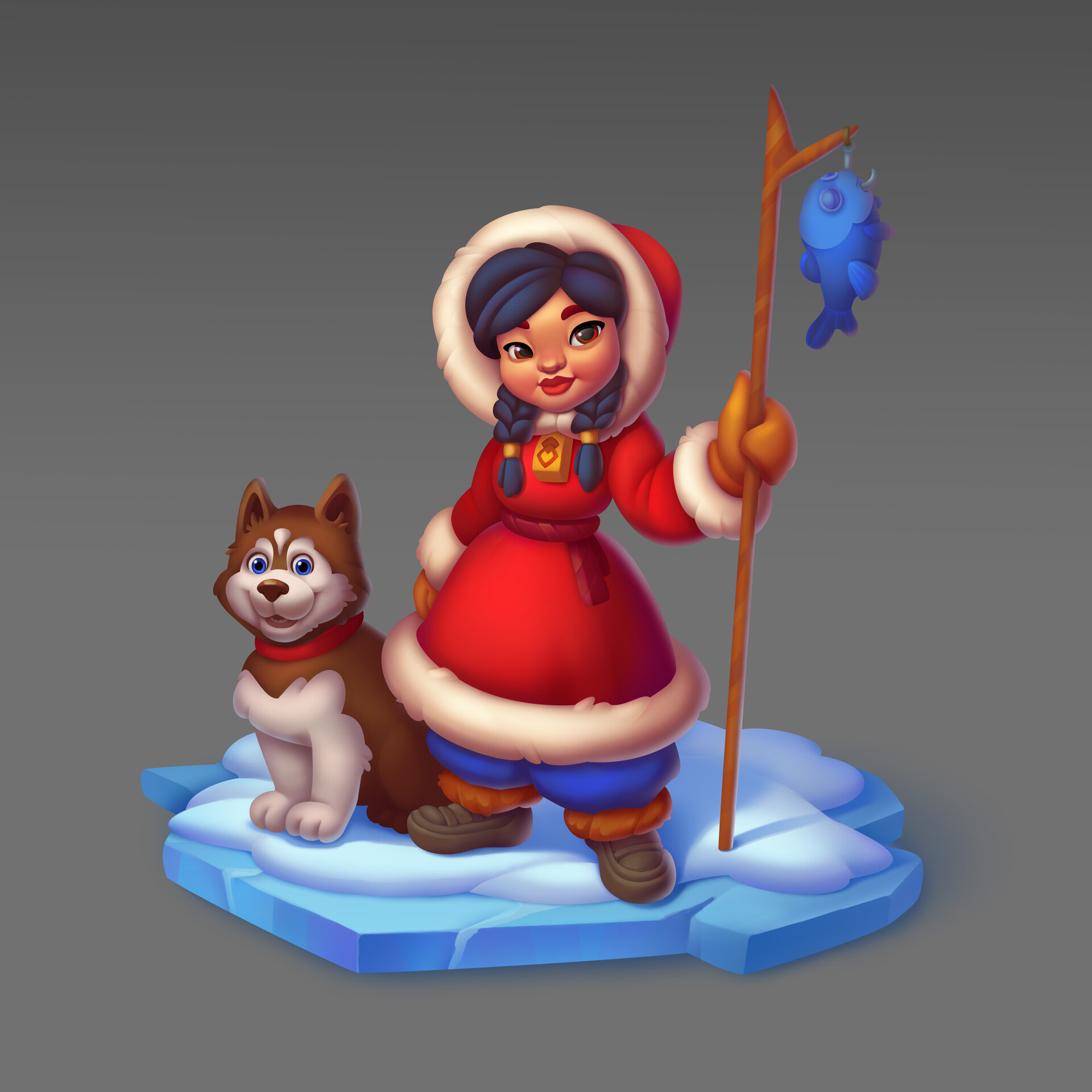 ArtStation - Eskimo girl