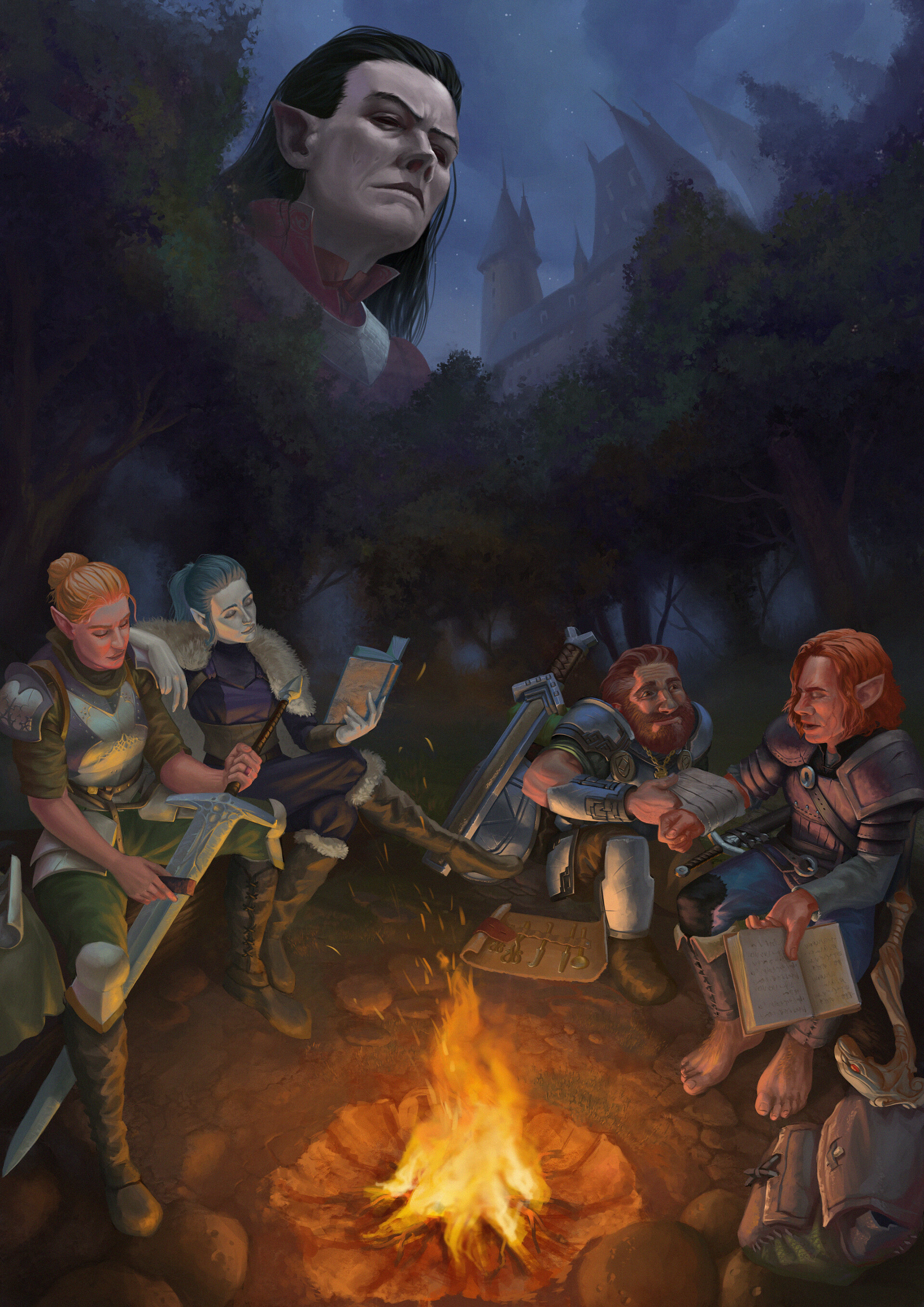 ArtStation - Curse of Strahd campaign commission