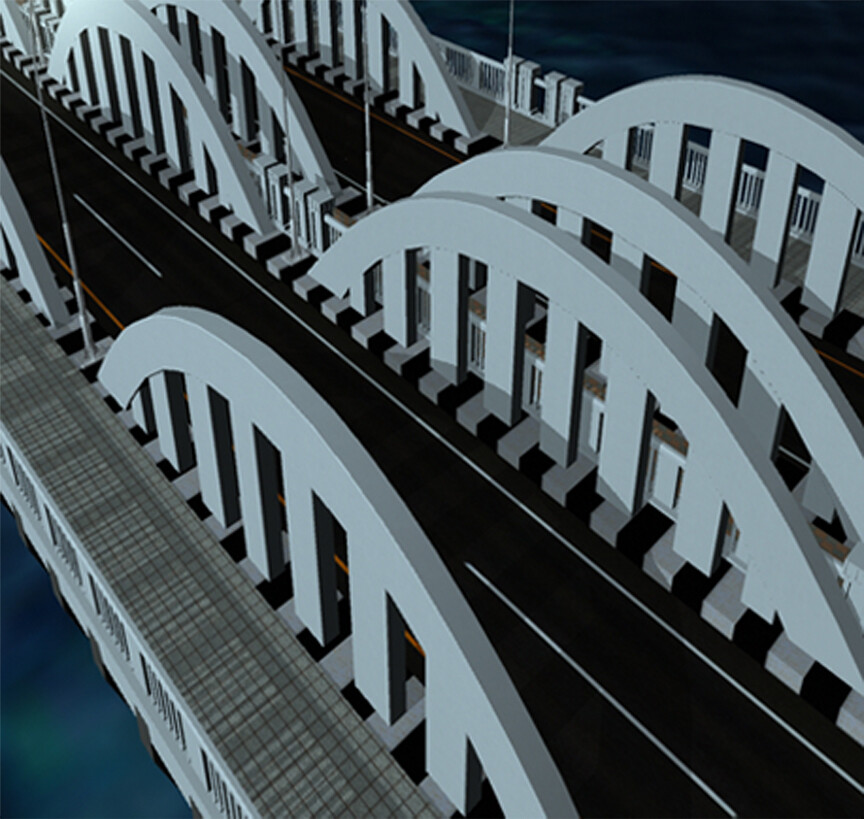 Sowmini - Napier Bridge 3D model