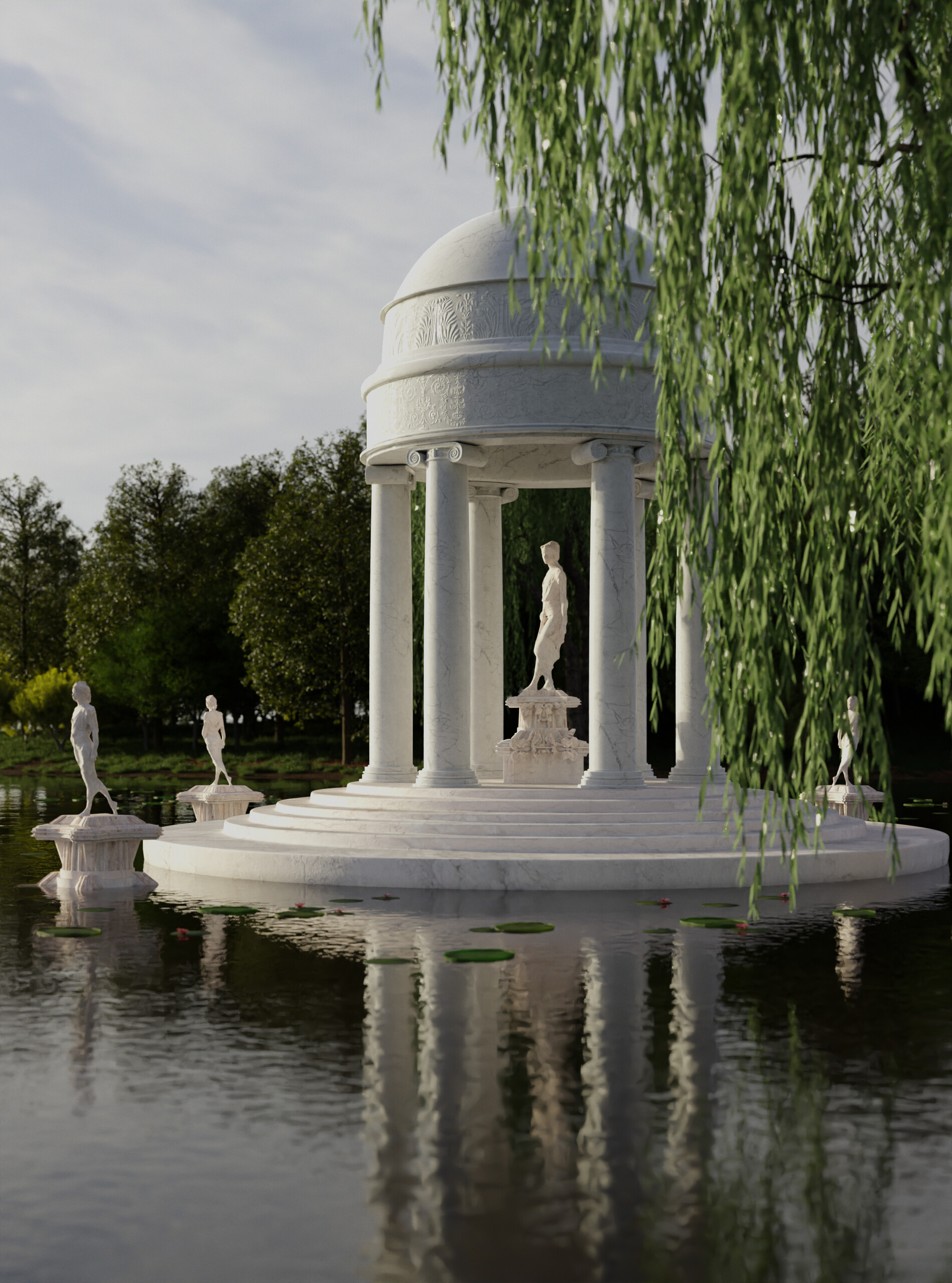 ArtStation - Peaceful Temple