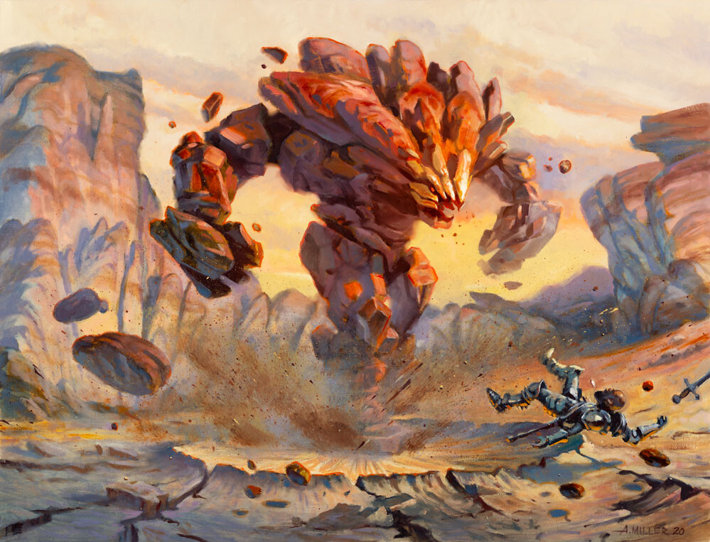 Earth-Cult Elemental by Aaron Miller : r/ImaginaryElementals