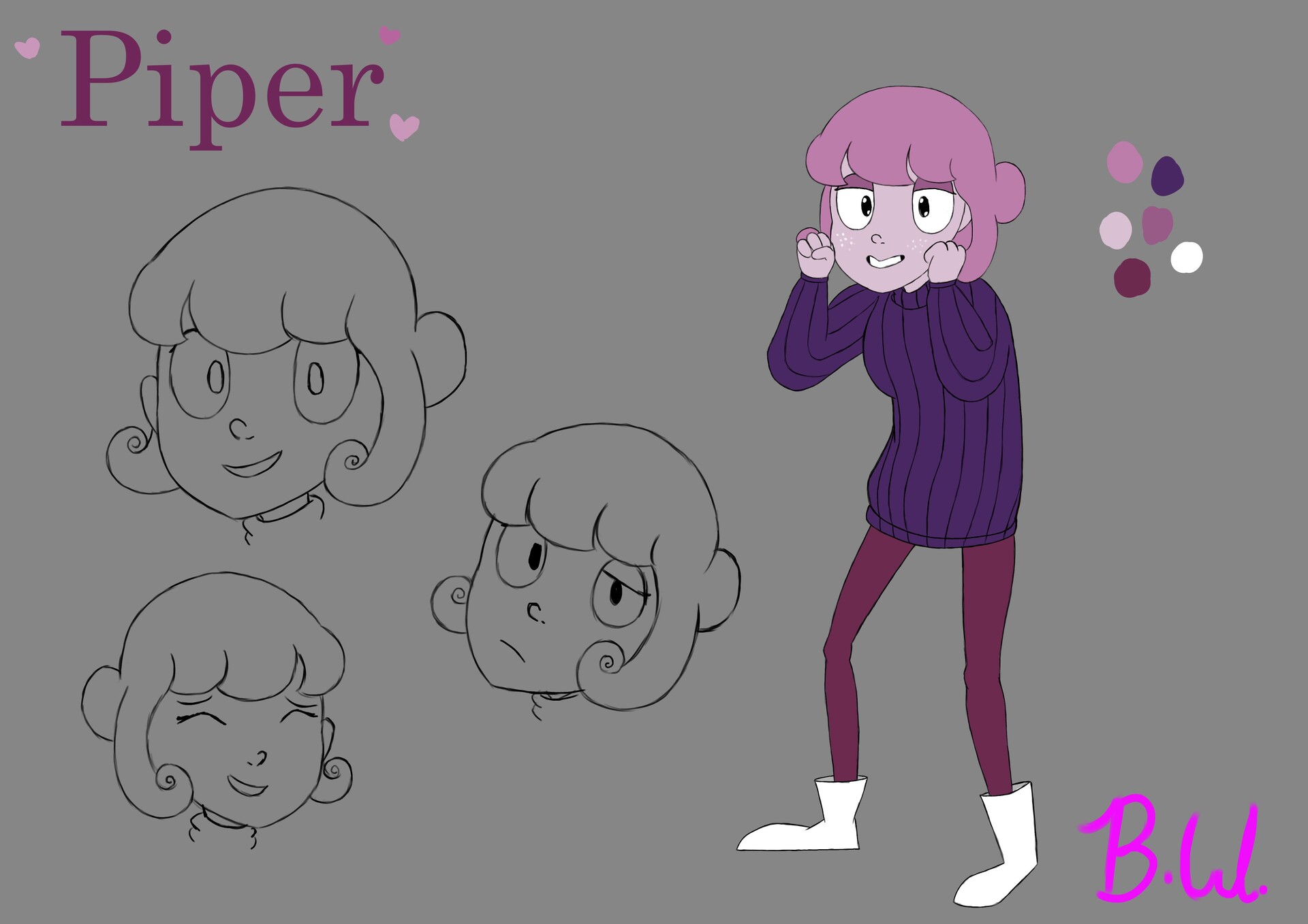 ArtStation - Piper Character Sheet