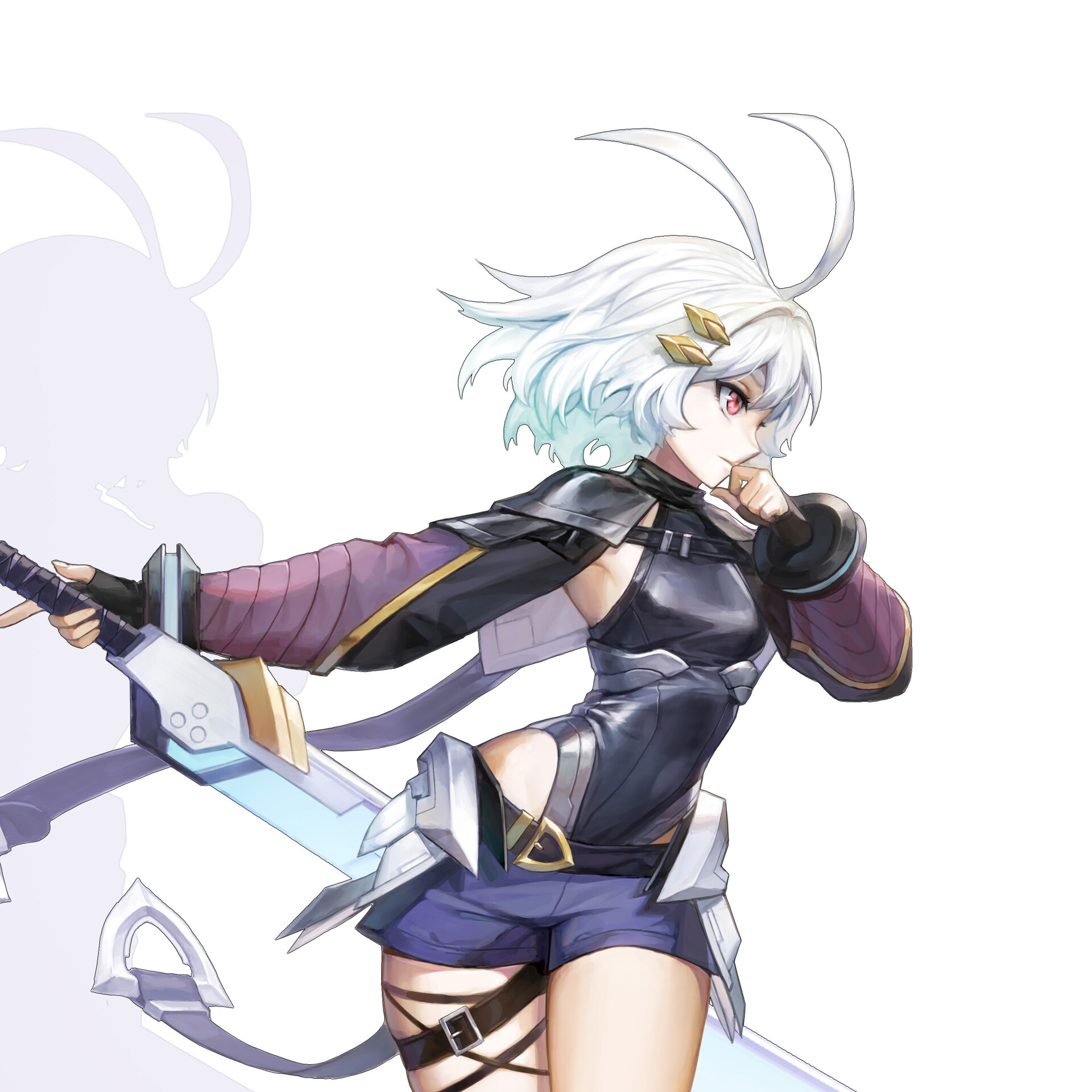 ArtStation - SF sword girl personal work