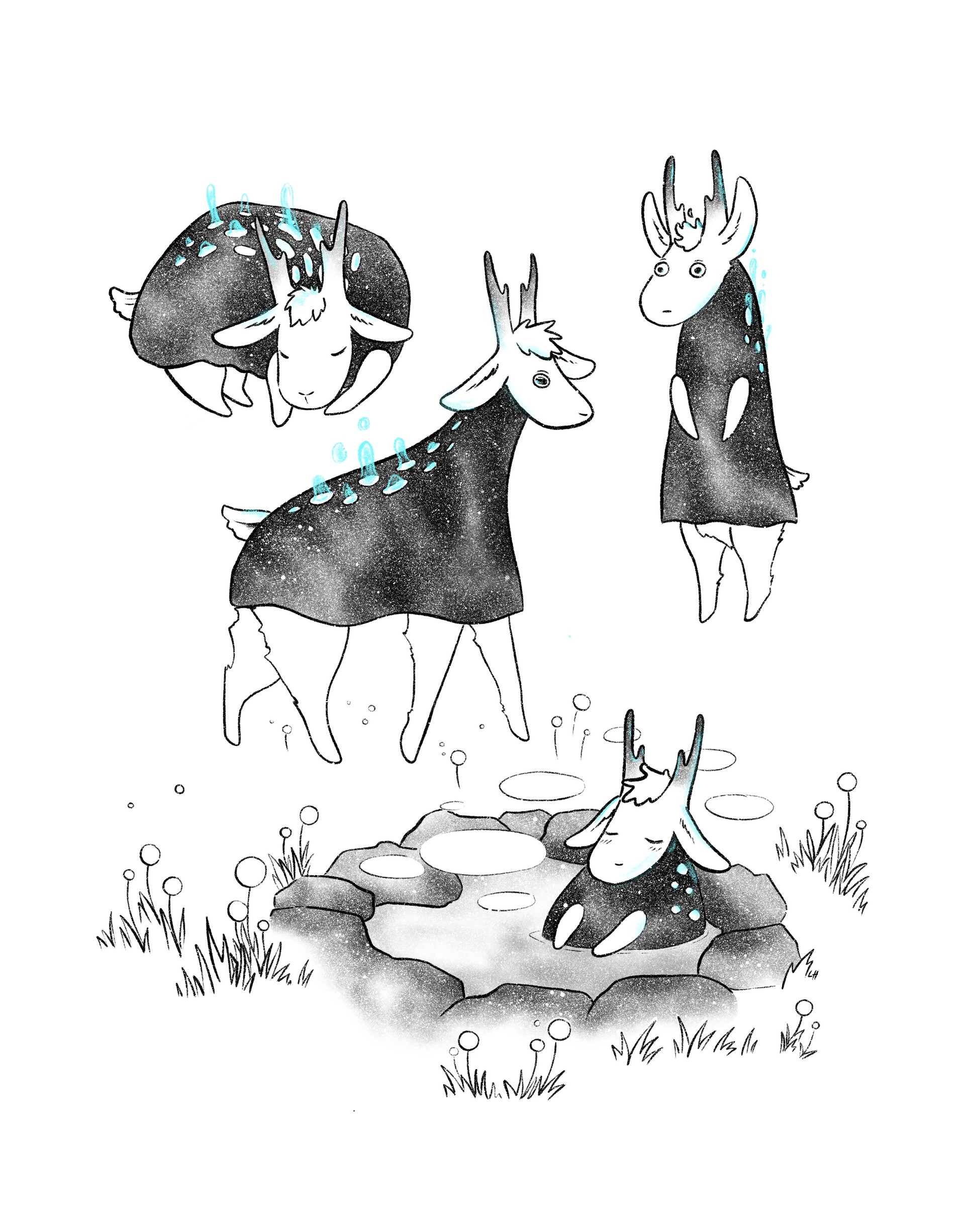 ArtStation - different_ghost_deer