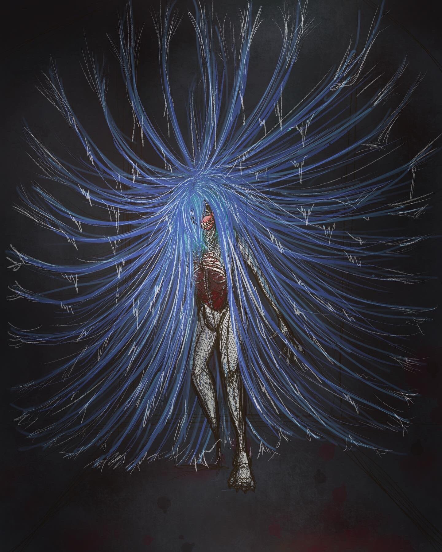 ArtStation - Cold grease zombie maiden