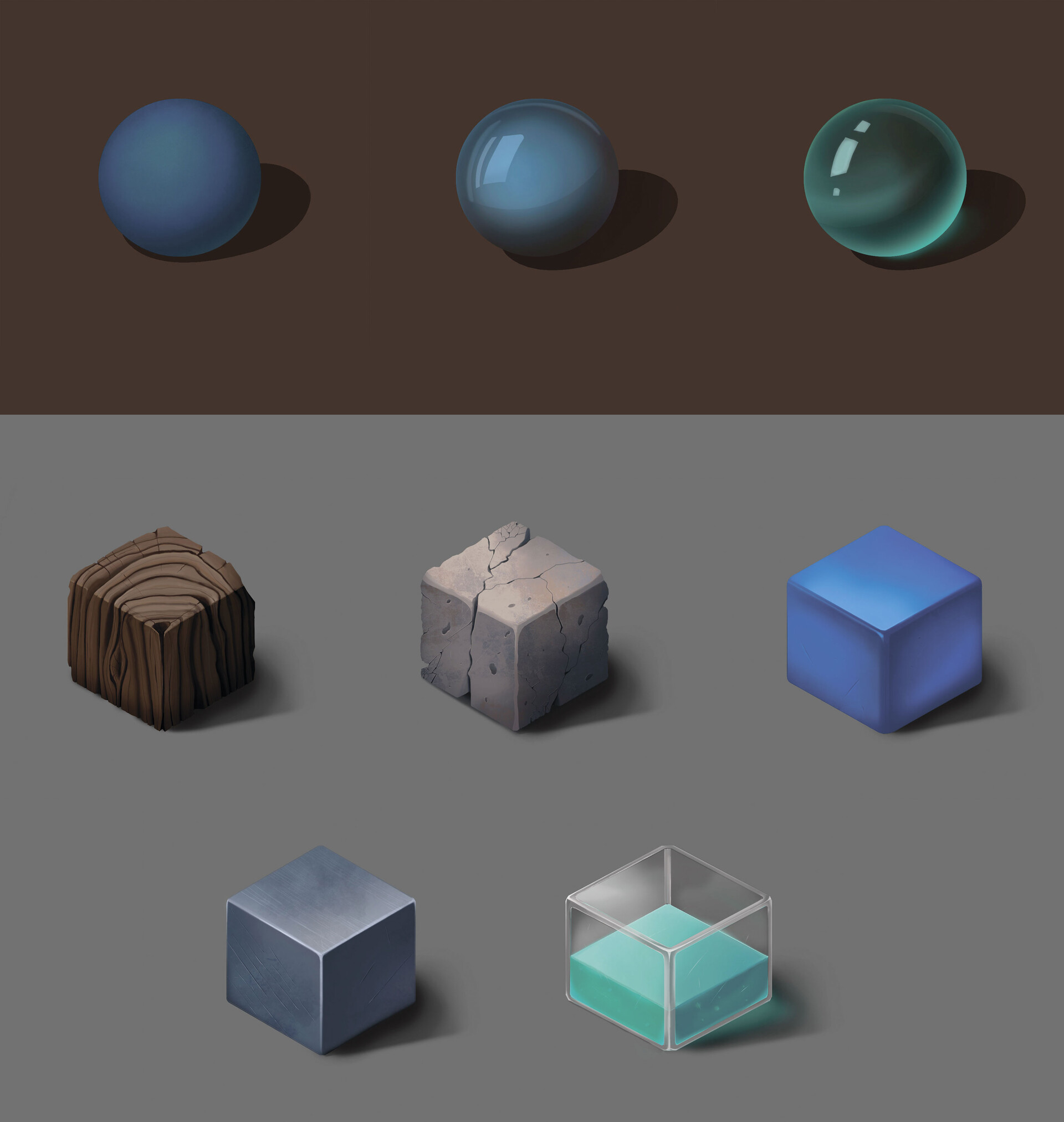 ArtStation - materials, texture