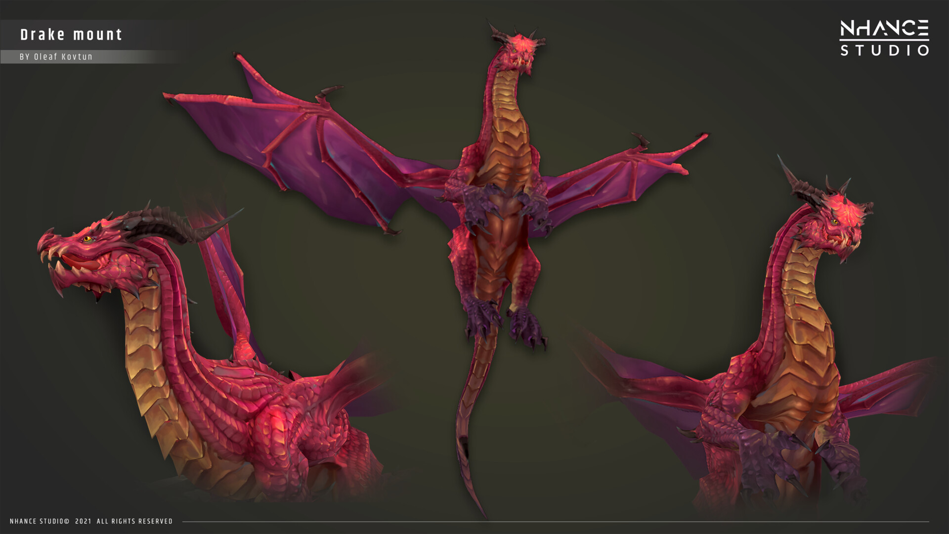 red drake mount