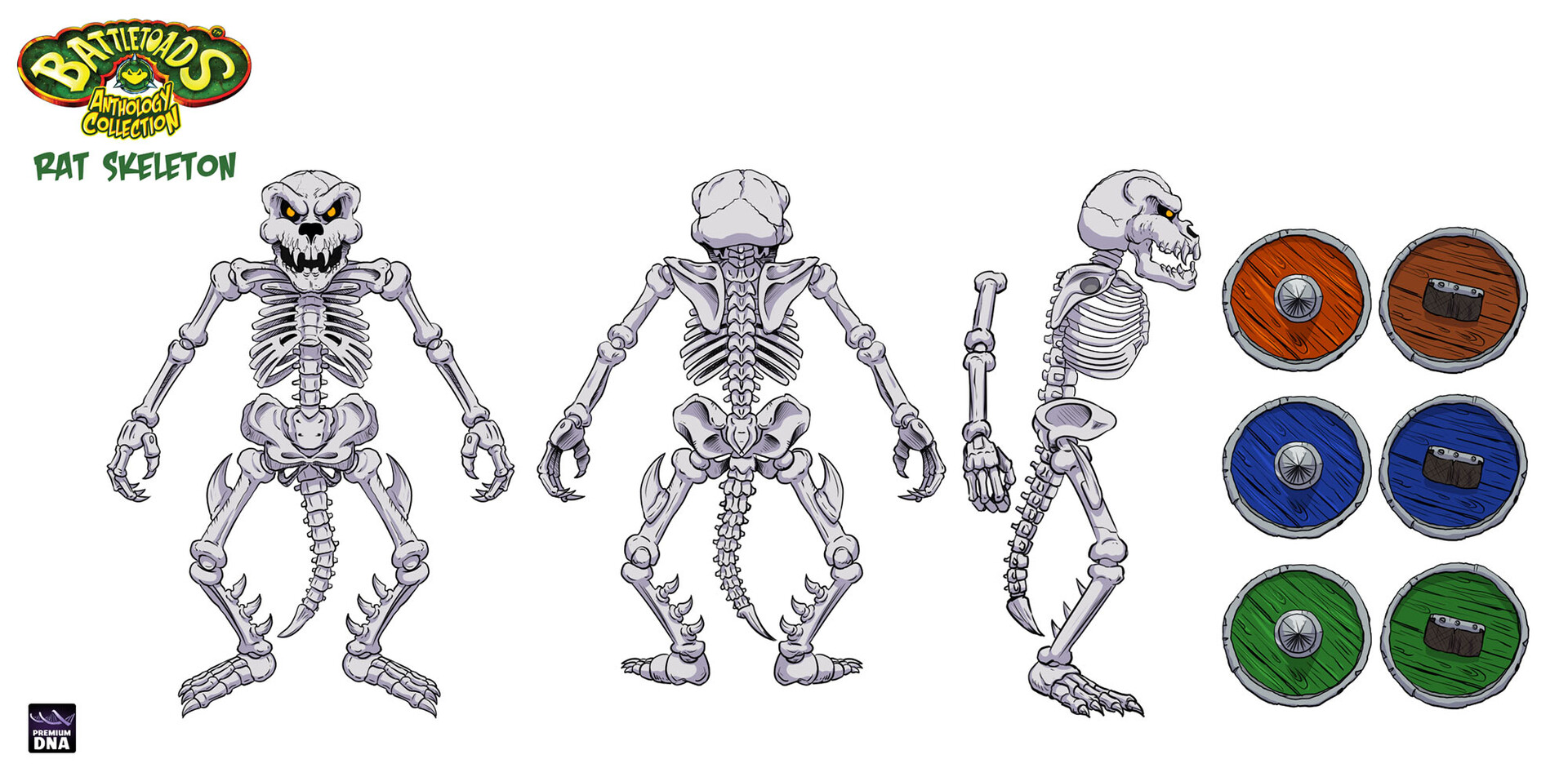 Andrew Cramer - Battletoads: Rat Bones - Action figure control art