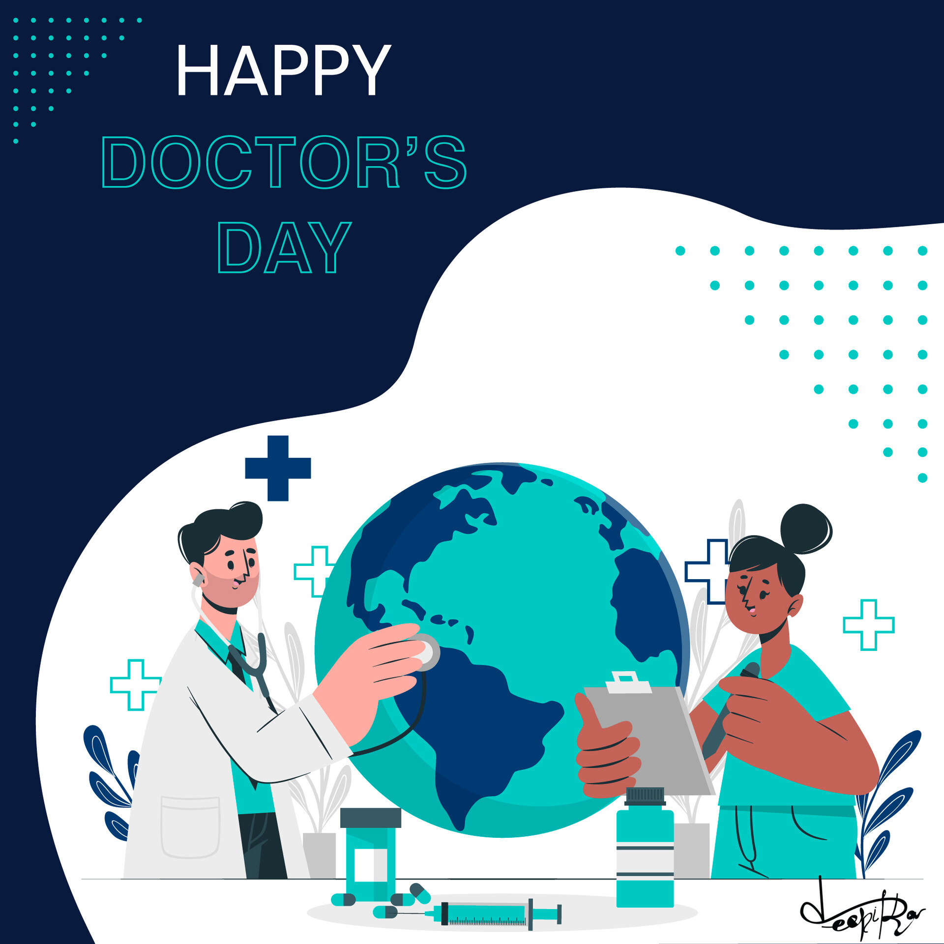 ArtStation - Happy Doctor's Day Creative