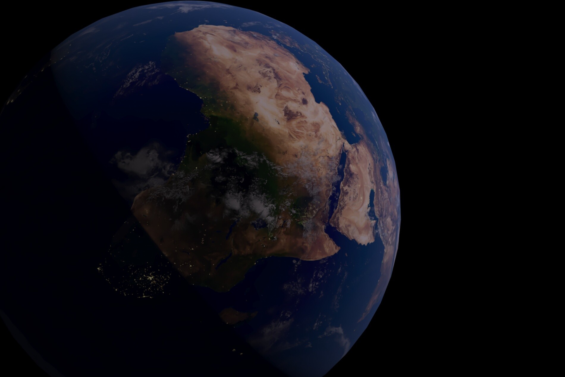 ArtStation - 3D Earth Model & Texturing