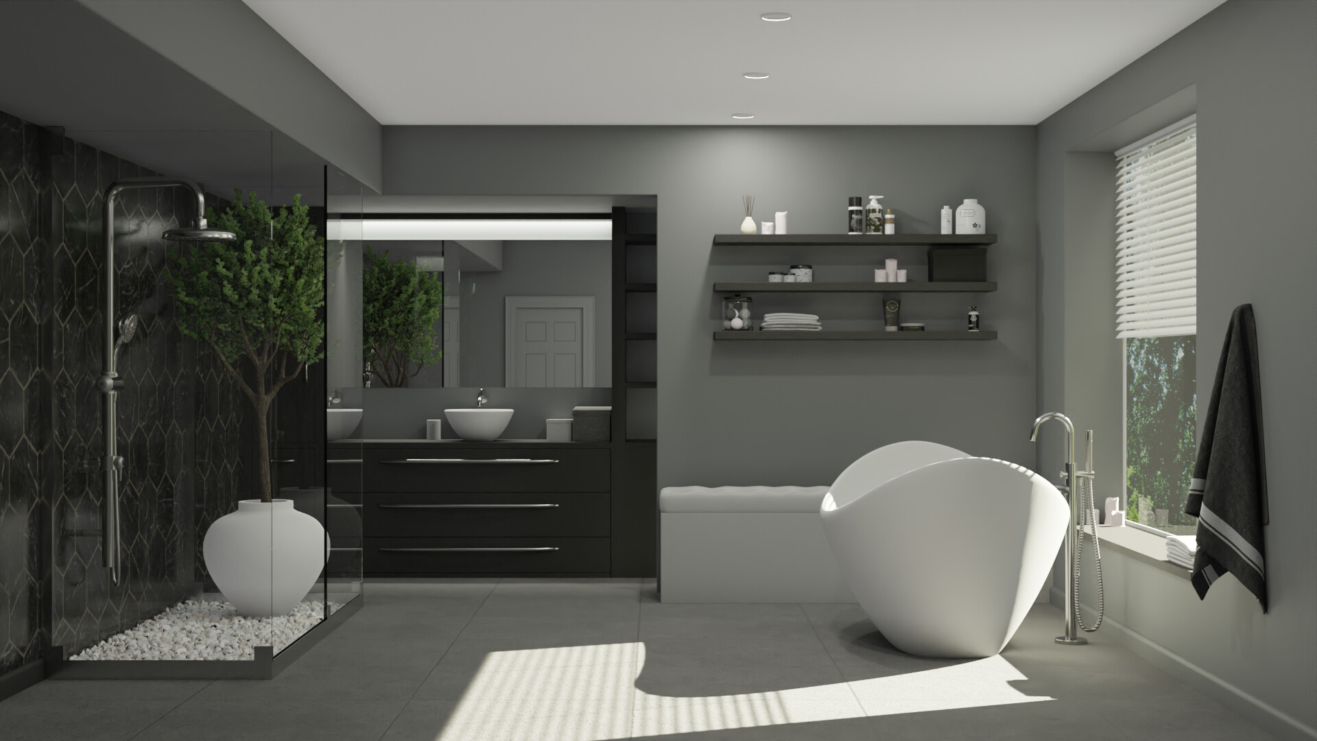 ArtStation - Bathroom visualization