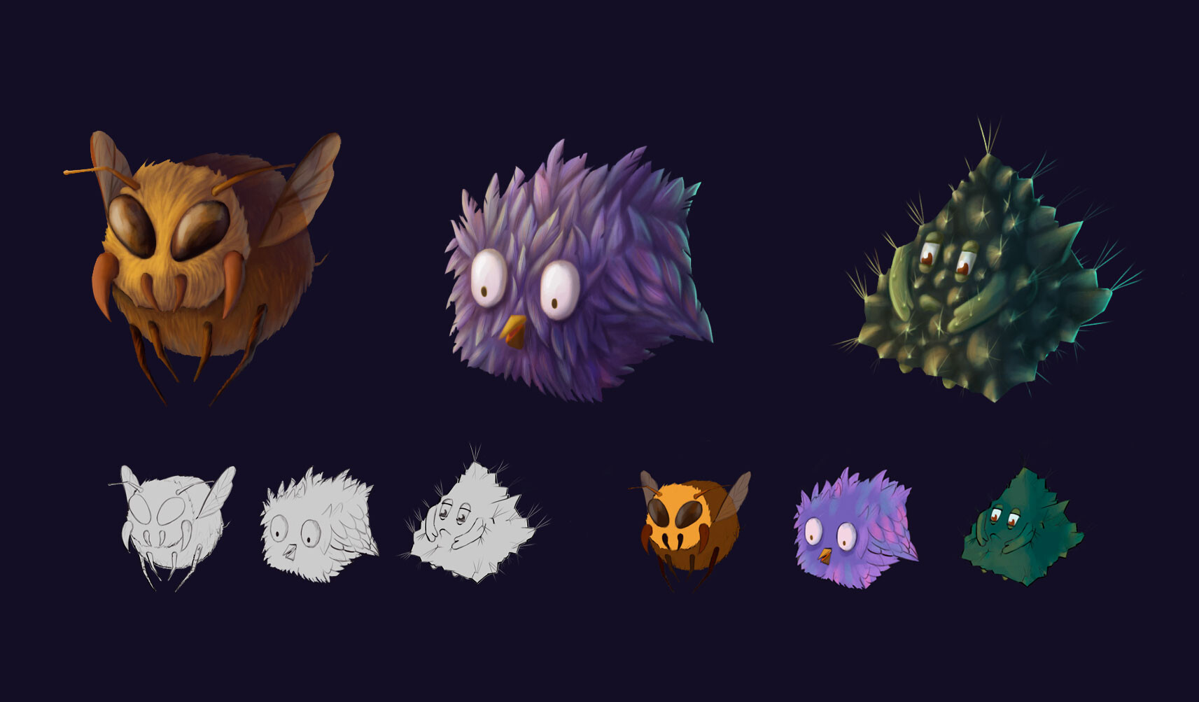 ArtStation - creating a character using the example of a pyramid, a ...