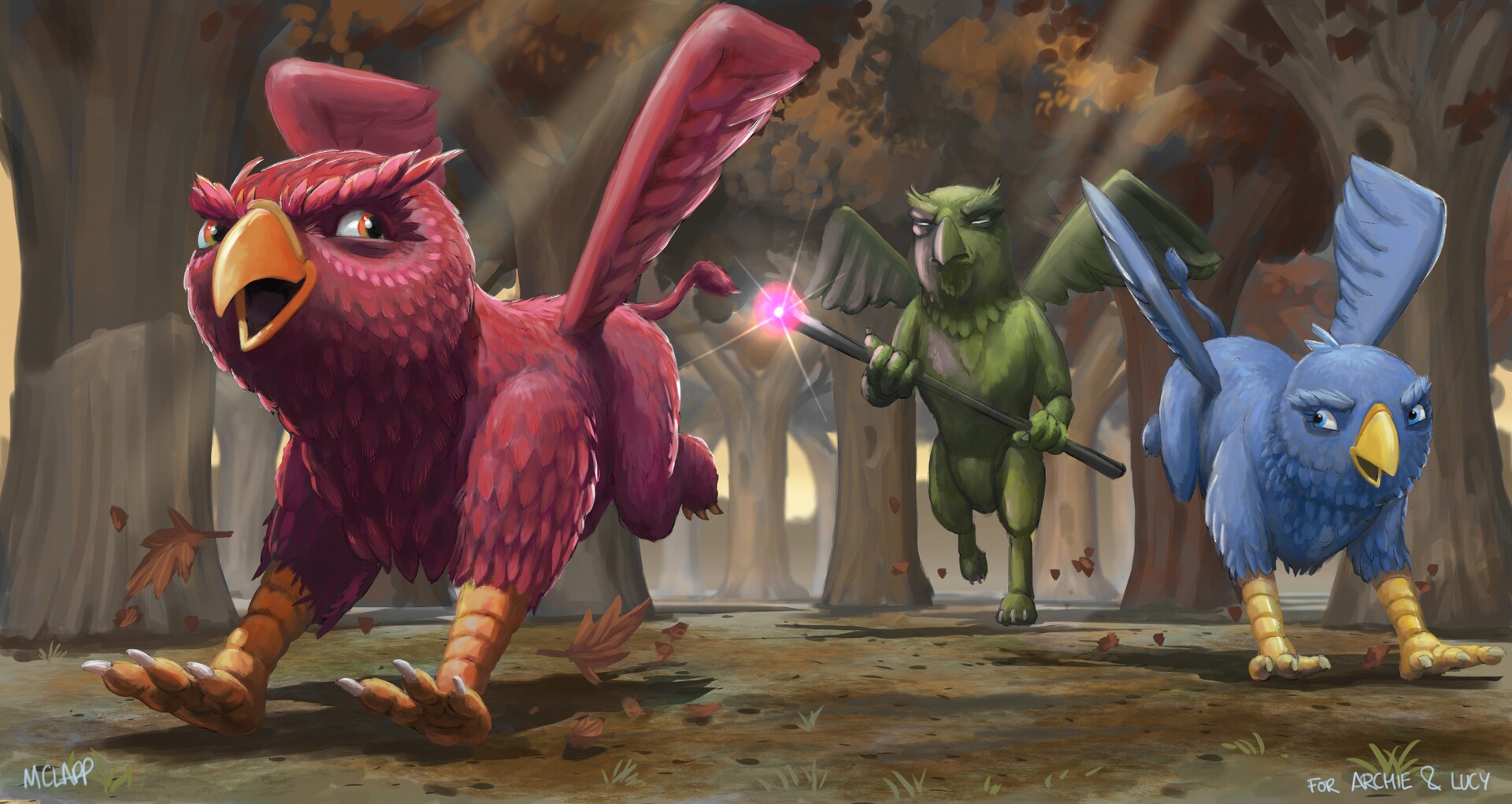 ArtStation - Red Griff Escapes