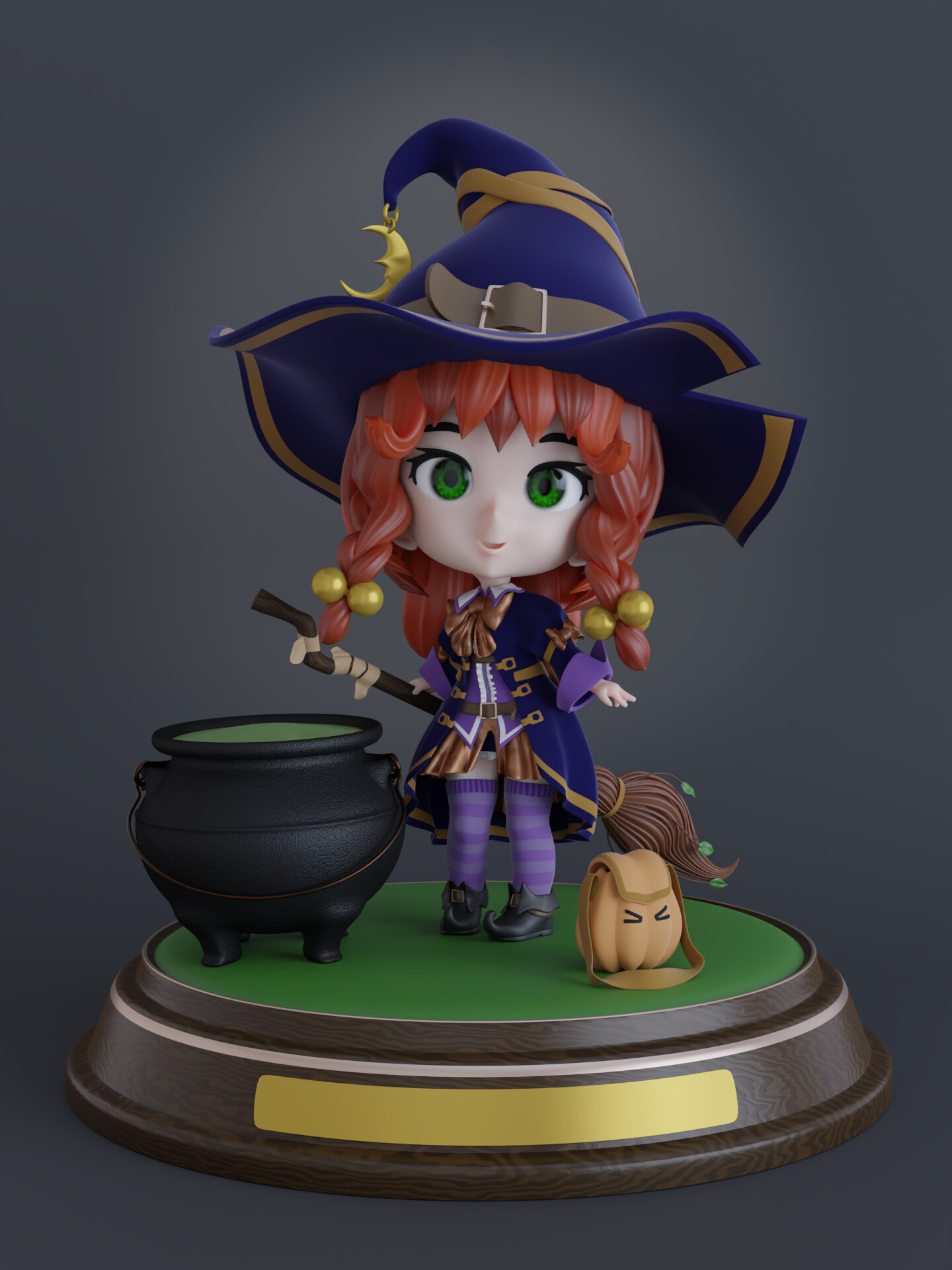 ArtStation - A little Chibi Witch