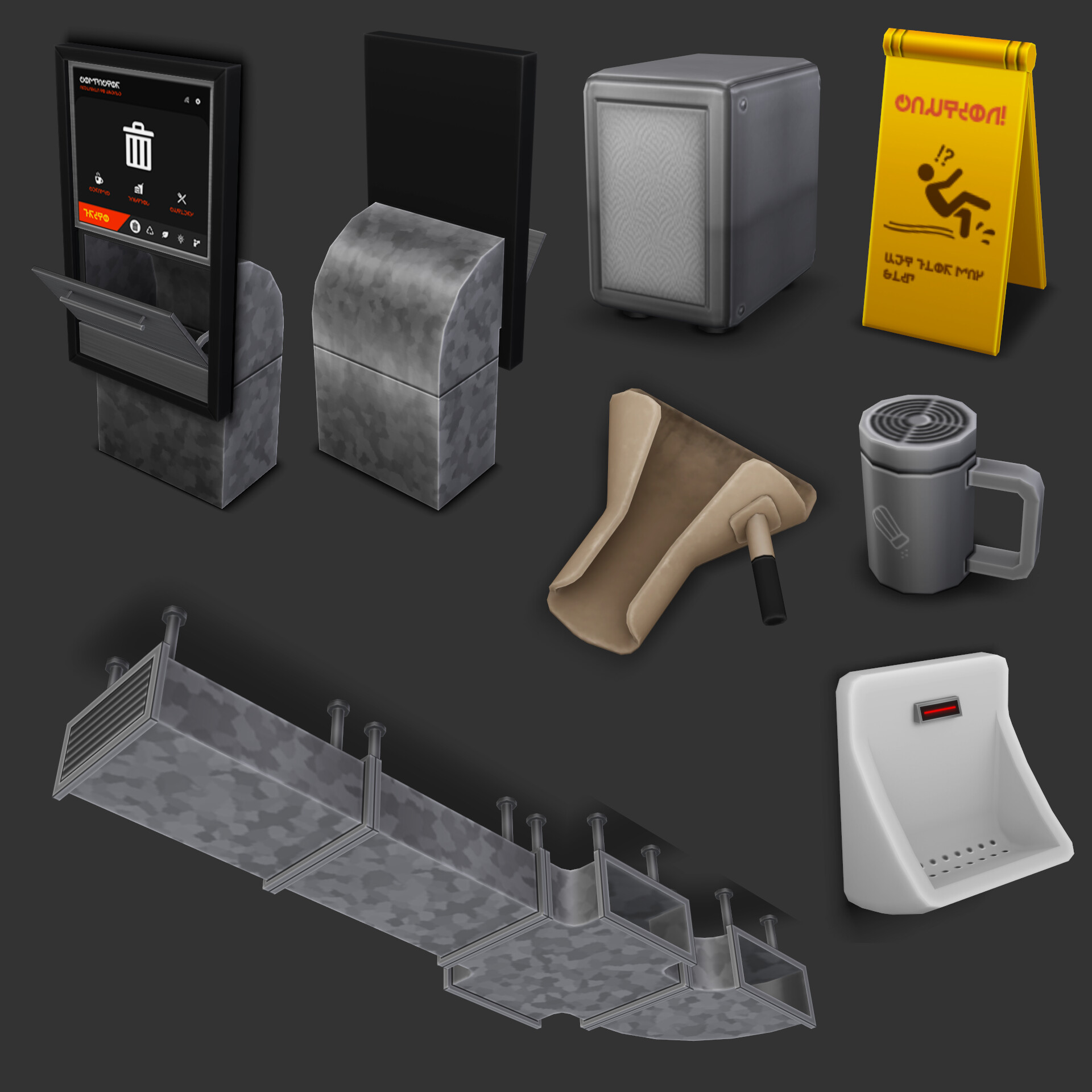 Alex - Fast Food Props Set - The Sims 4 Style