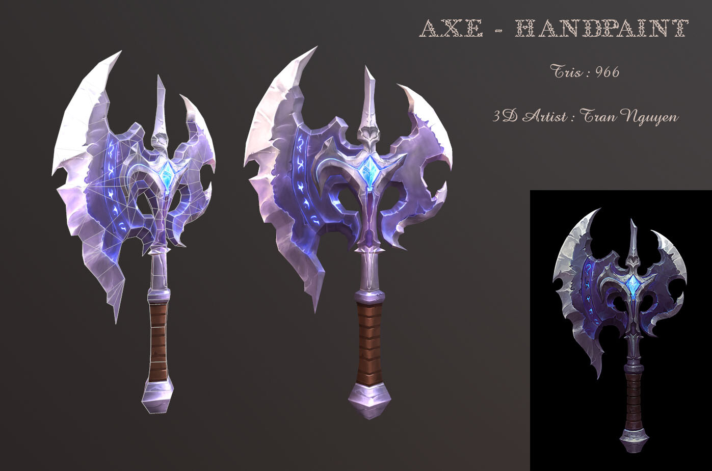ArtStation - Axe - Handpaint