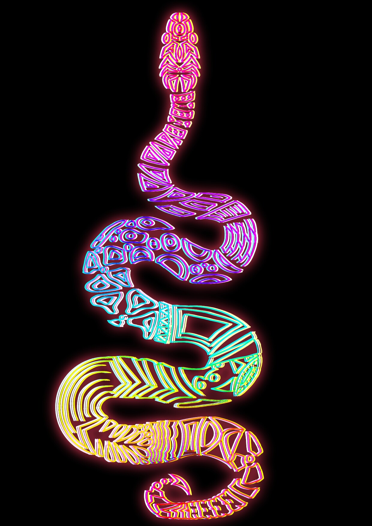 ArtStation - Glowing Snake