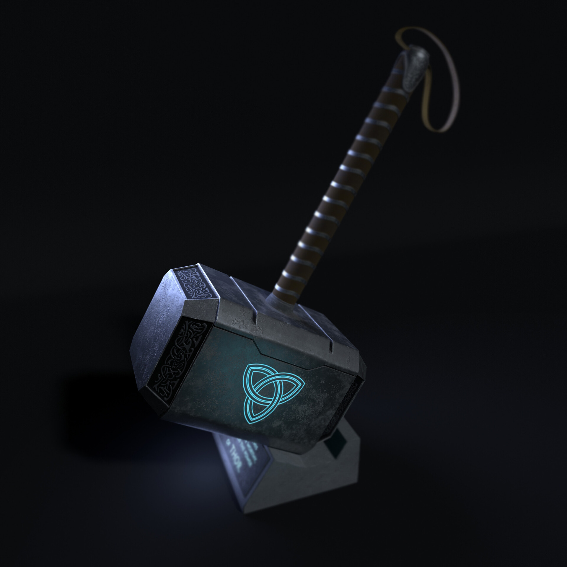ArtStation - Mjolnir, Thor's hammer.