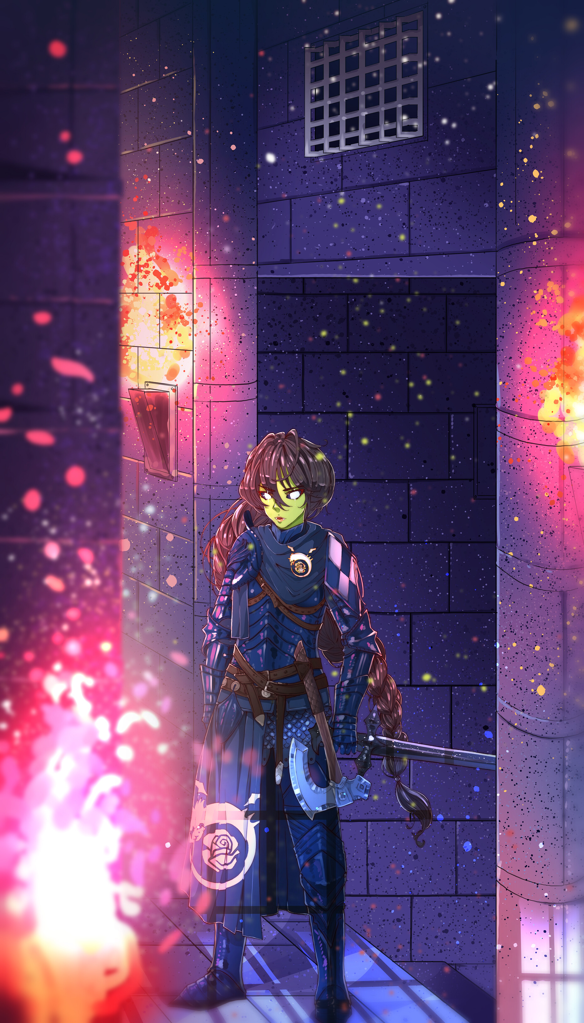 ArtStation - Armored Wolf Queen