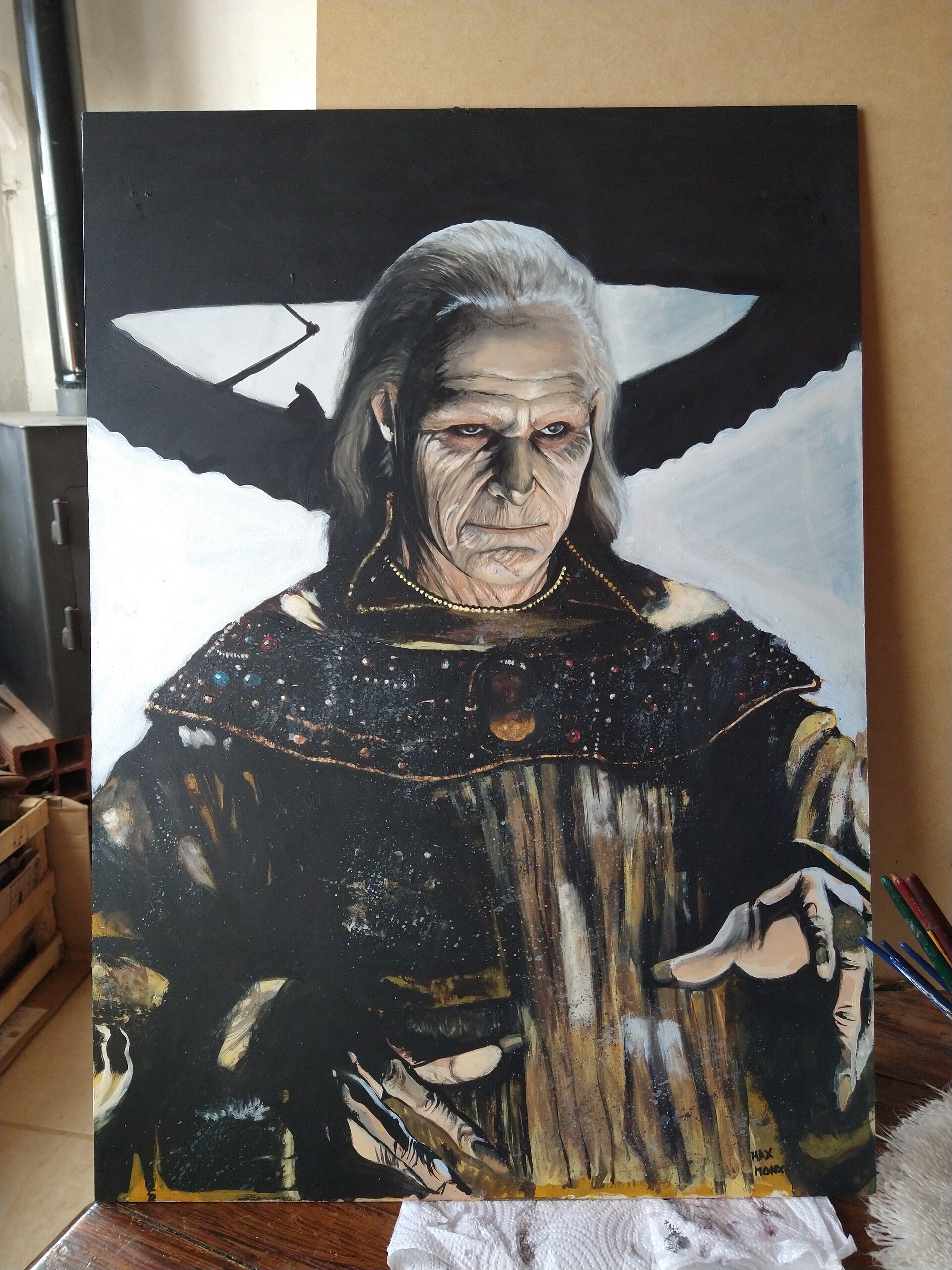 ArtStation - Paintings on MDF with acrylics