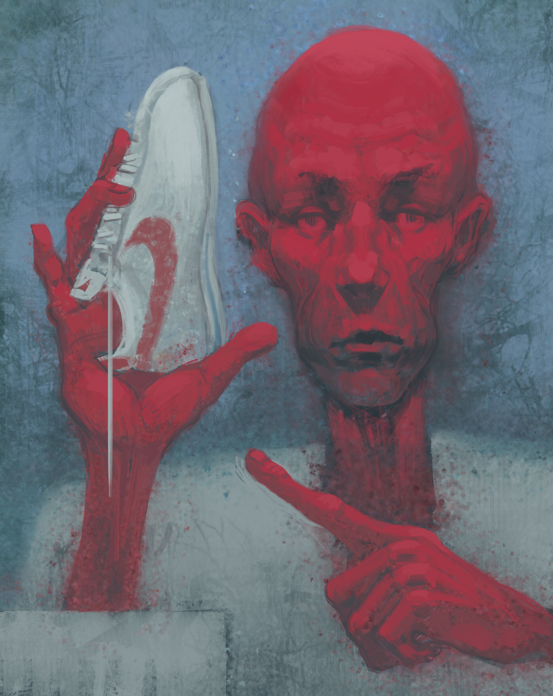 ArtStation - Redman with the shoe