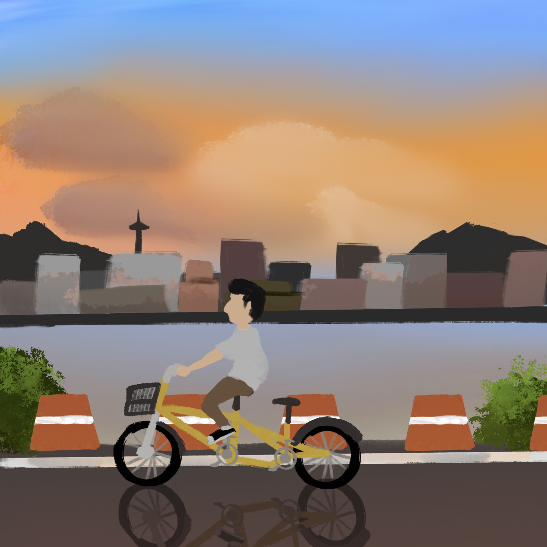 ArtStation - Chasing sunset