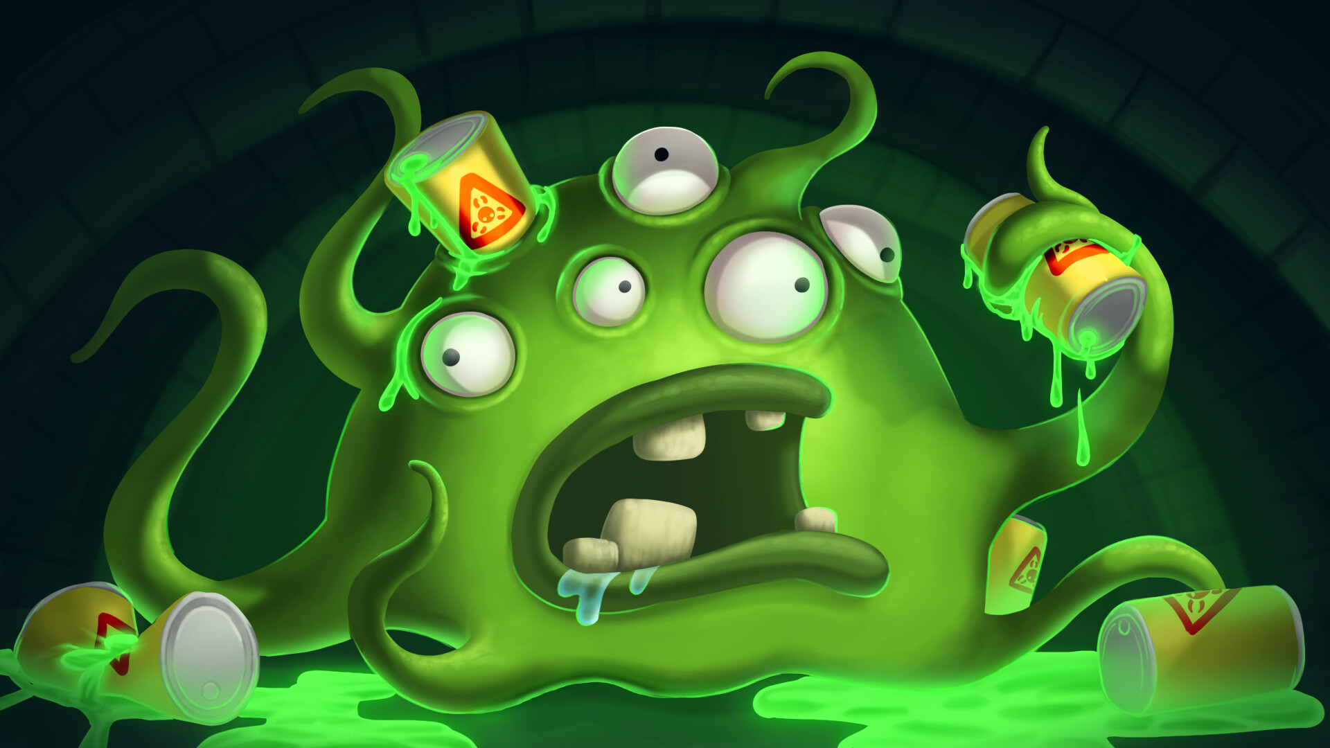 William Robinson - Wobbly Life Steam Trading Cards illustrations