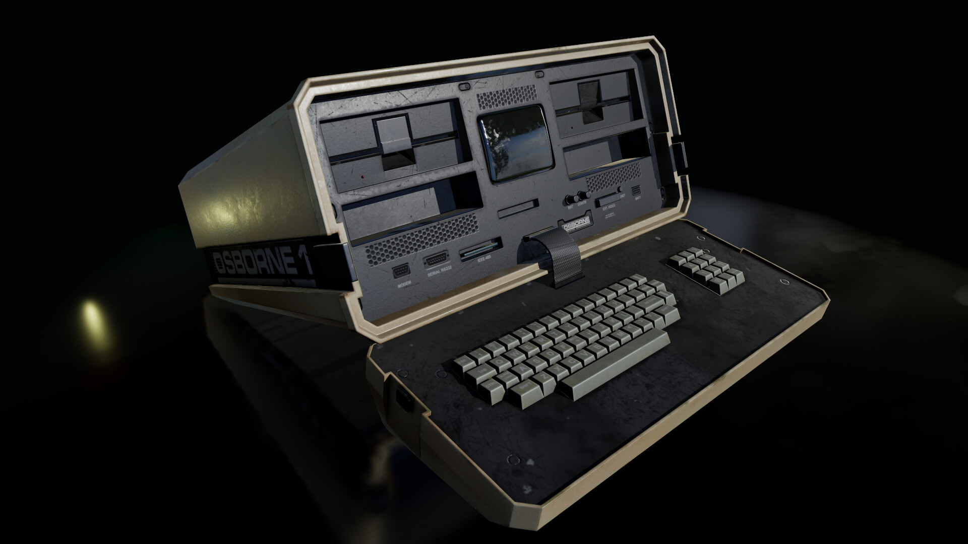 ArtStation - Osborne 1 Old PC