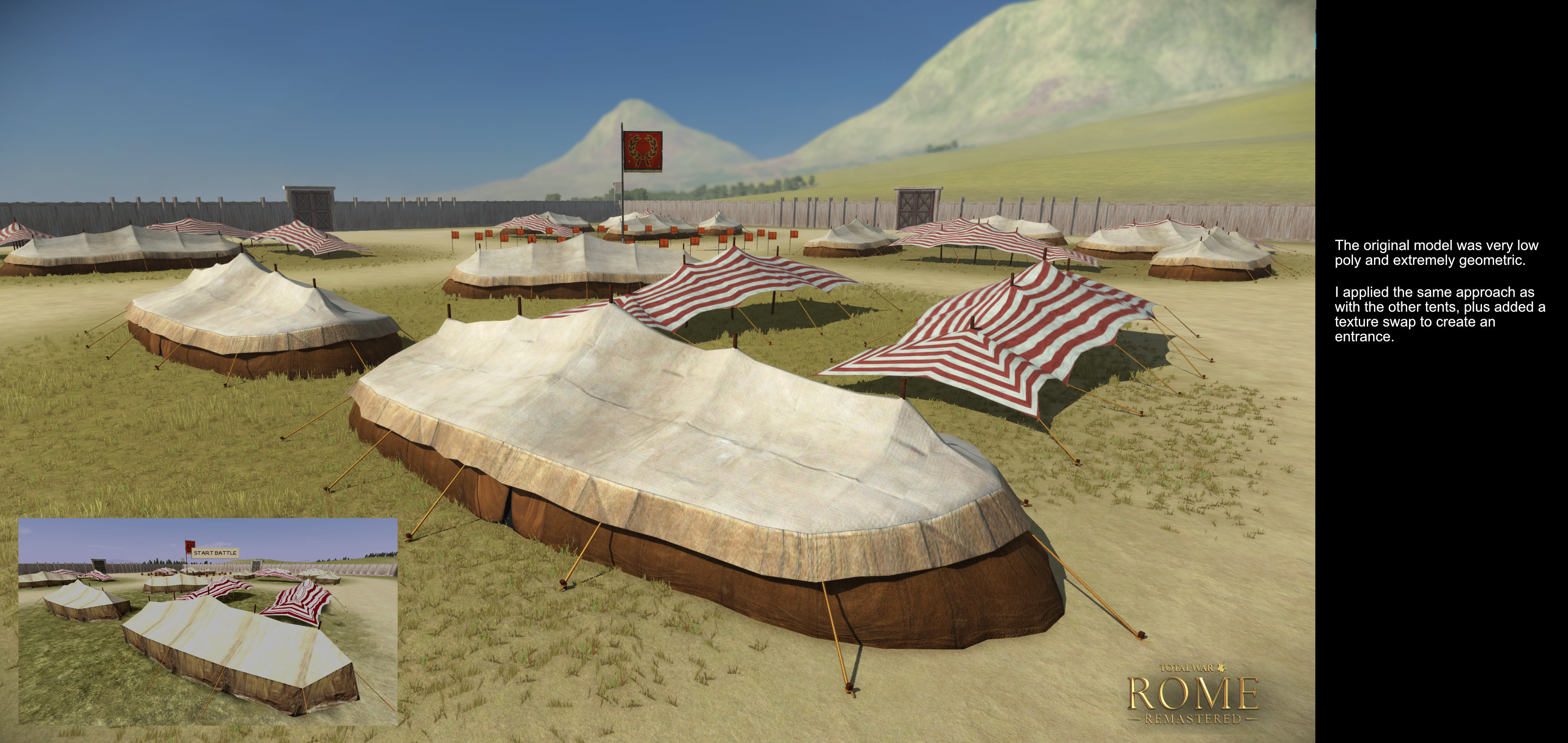 Mus Cetiner - Total War: Rome Remastered - Fort Tents