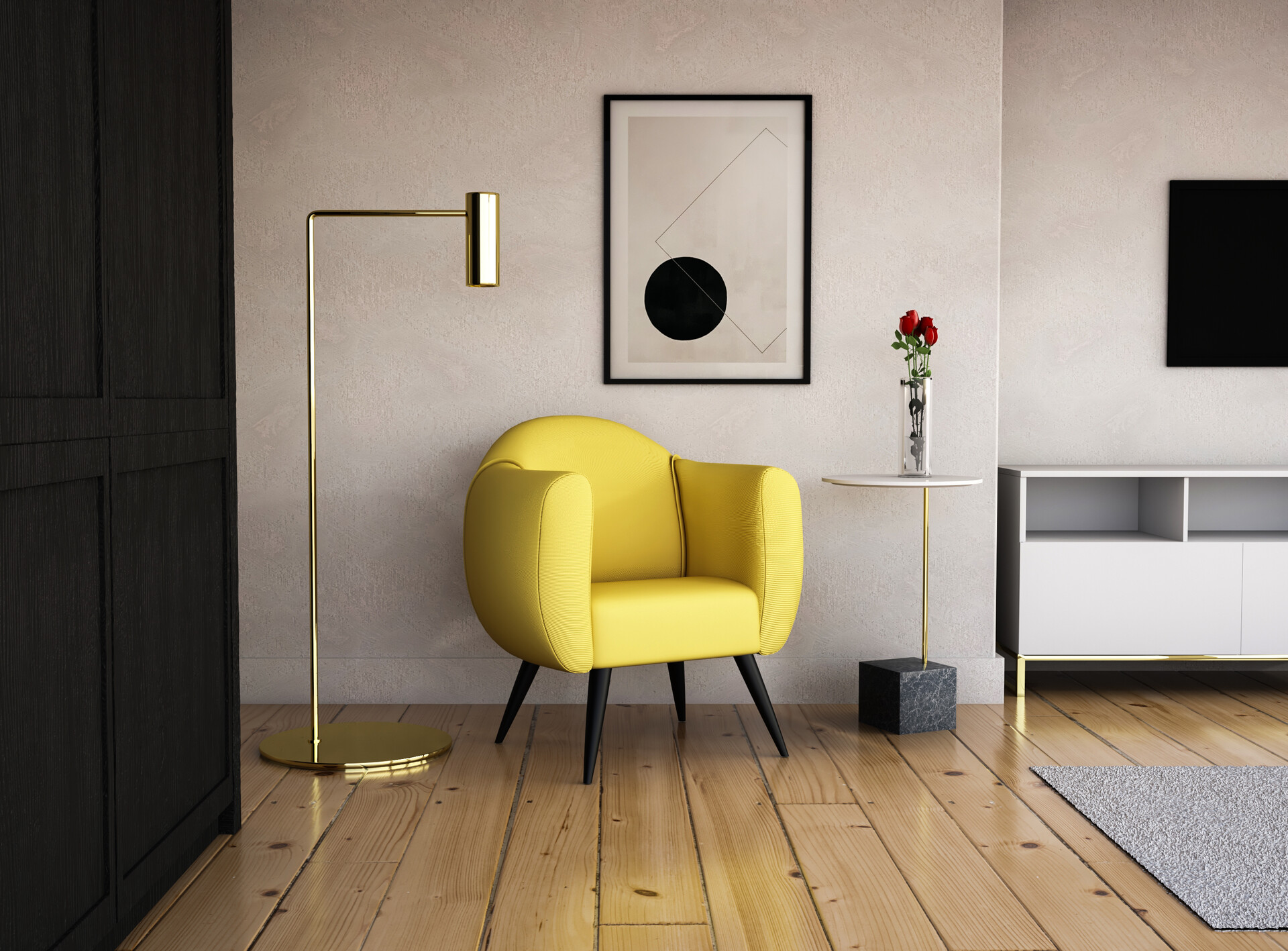 ArtStation - 3D Render Room Shot