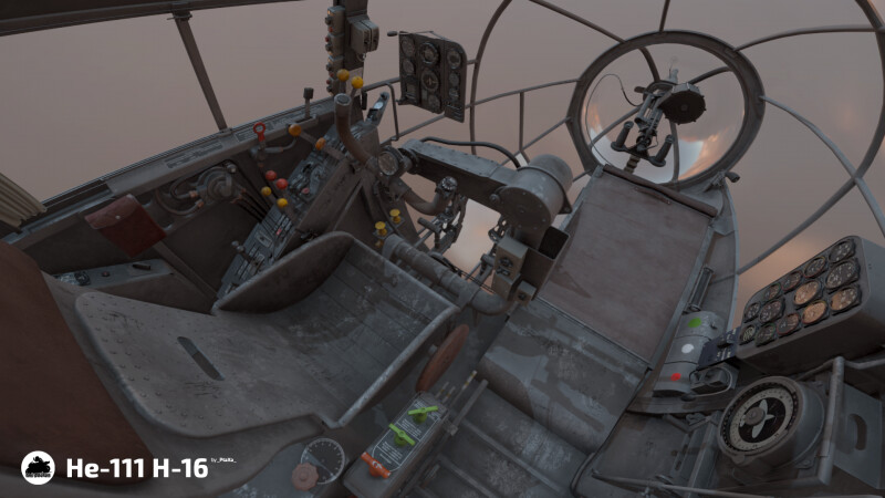 ArtStation - He-111 h-16 cockpit. Ready to fly